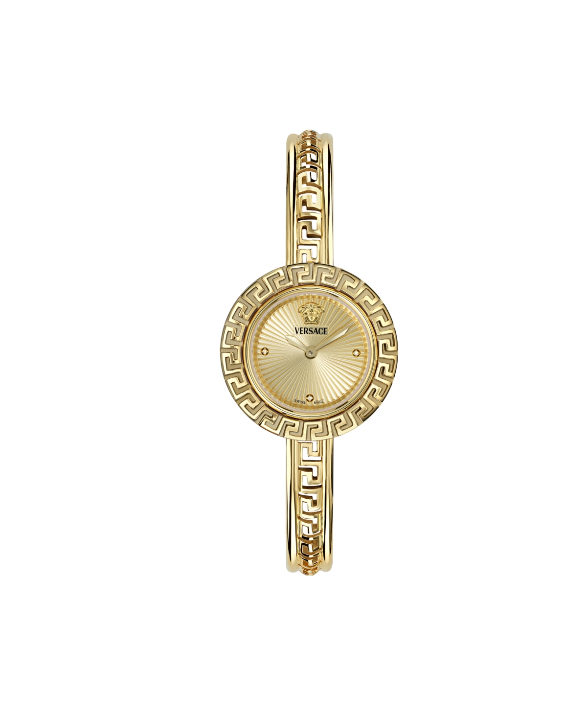Click here for Versace Womens Greca Pendant Ip Yellow Gold Bracel... prices