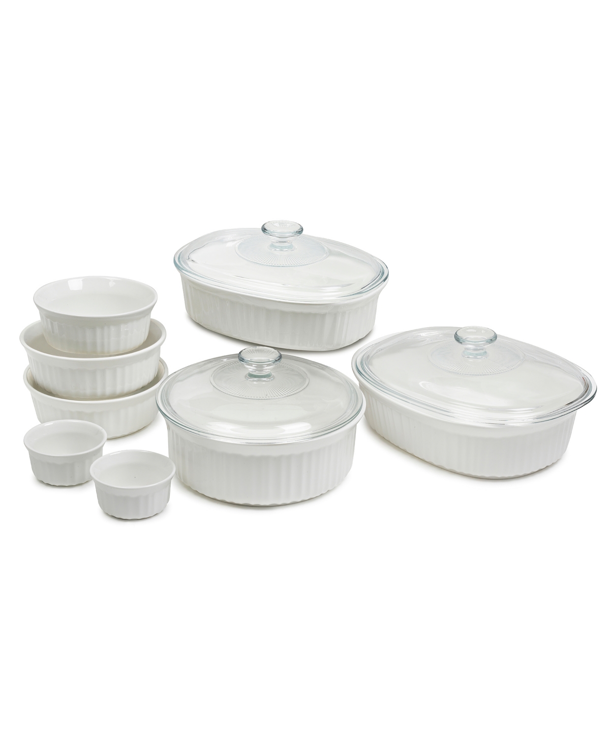 Click here for Sedona Kitchen 18-Pc. Ceramic Baking Set - White prices