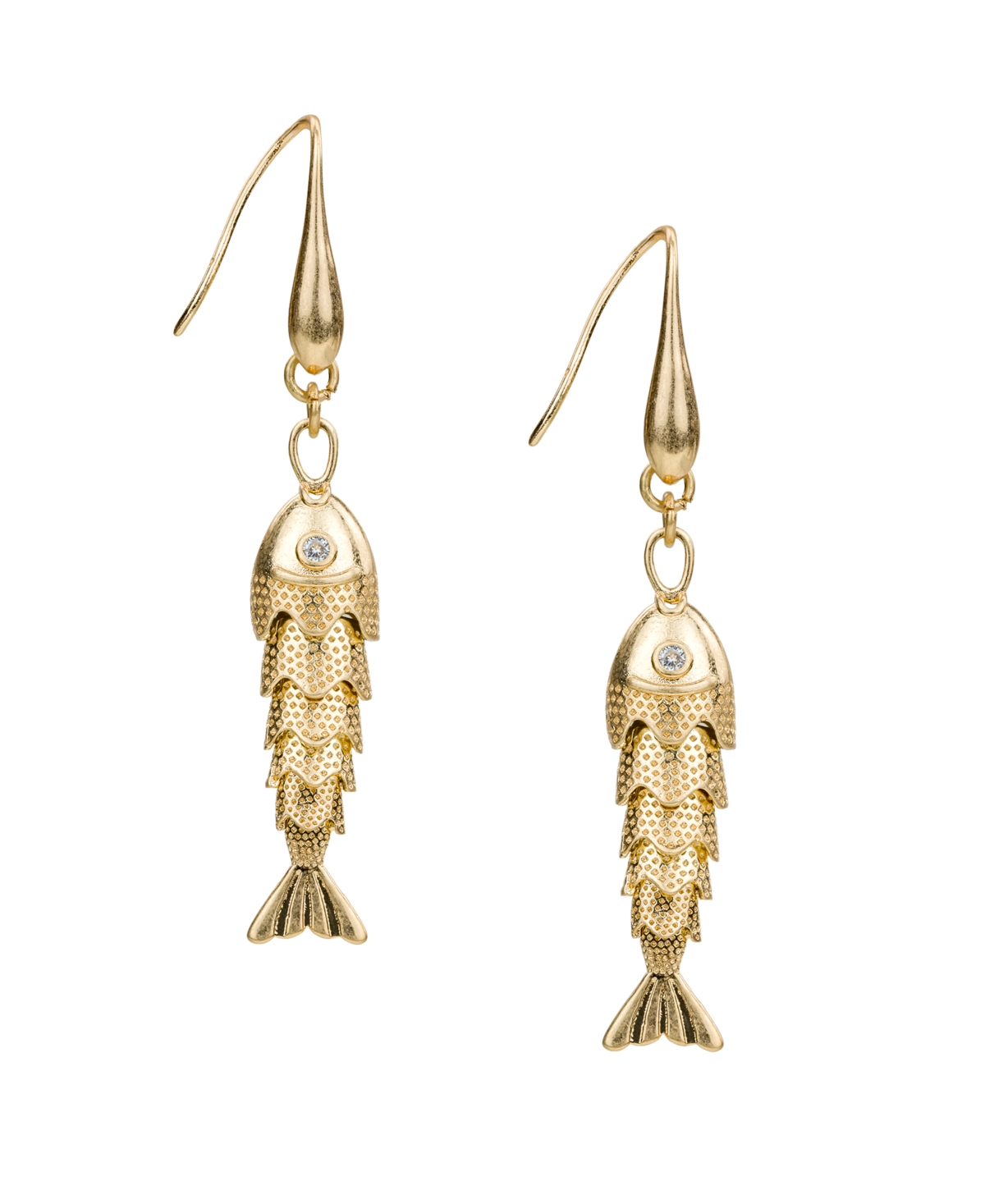 Click here for Patricia Nash Gold-Tone Plated Double Fish Drop Ea... prices