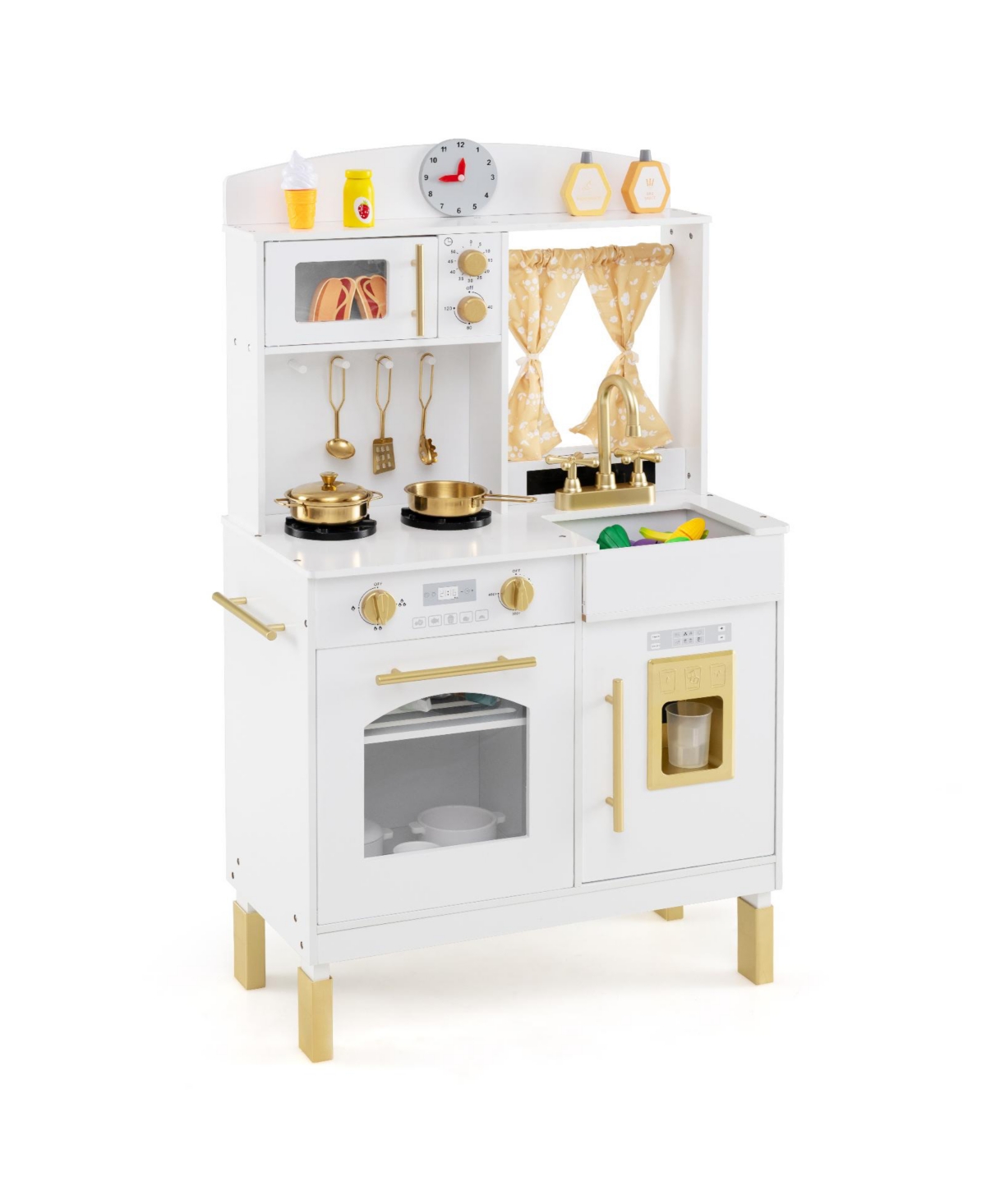 Click here for Mecale Play Kitchen for Kids  Wooden Chef Pretend... prices
