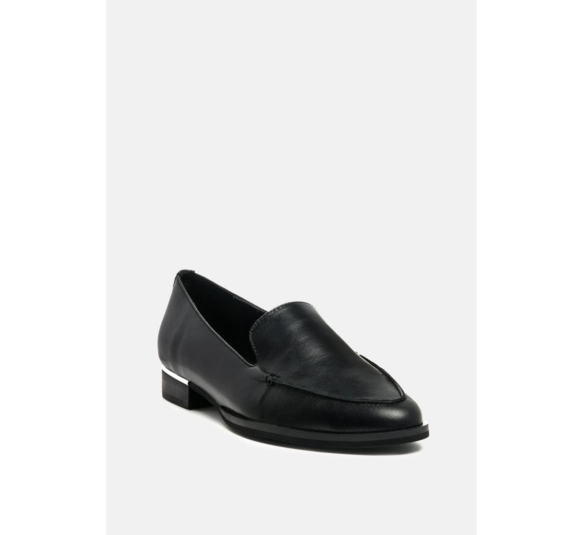 Click here for Anna Suede Leather Loafers Women - Black prices