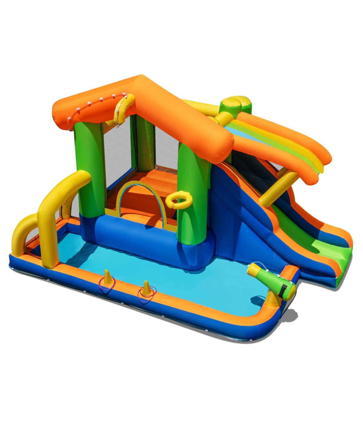 Click here for Mecale Inflatable Bounce House Water Park with Sli... prices
