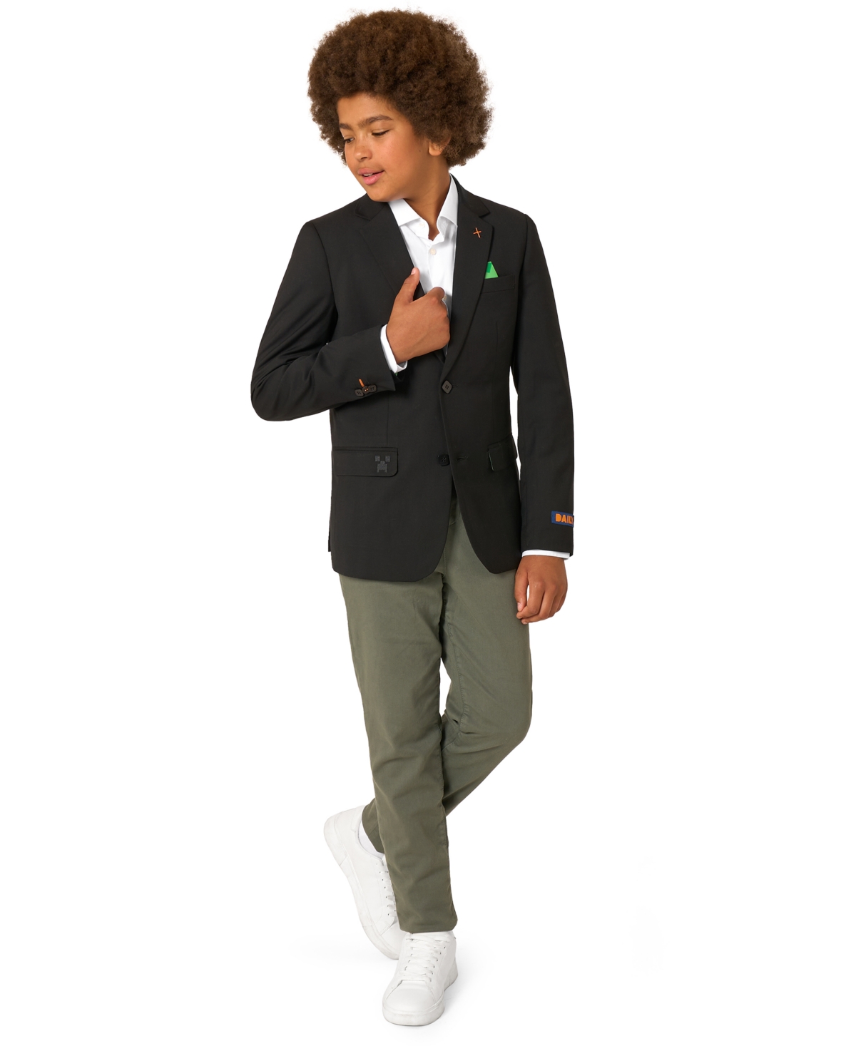 Click here for OppoSuits Big Boys 10-16 Minecraft Notched Collar... prices