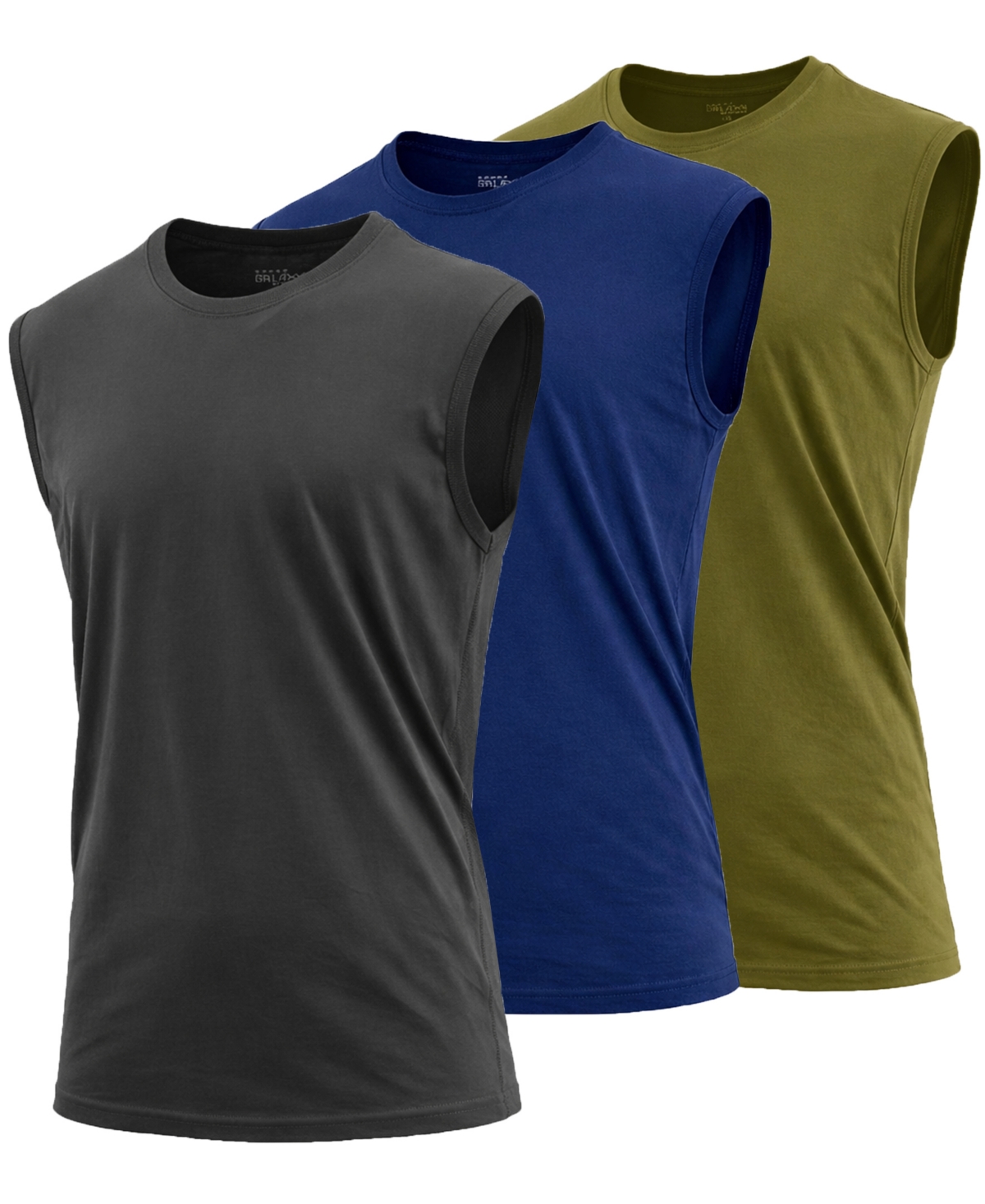 Click here for Blu Rock Mens 3-Pack Slim-Fit Sleeveless Muscle T-... prices