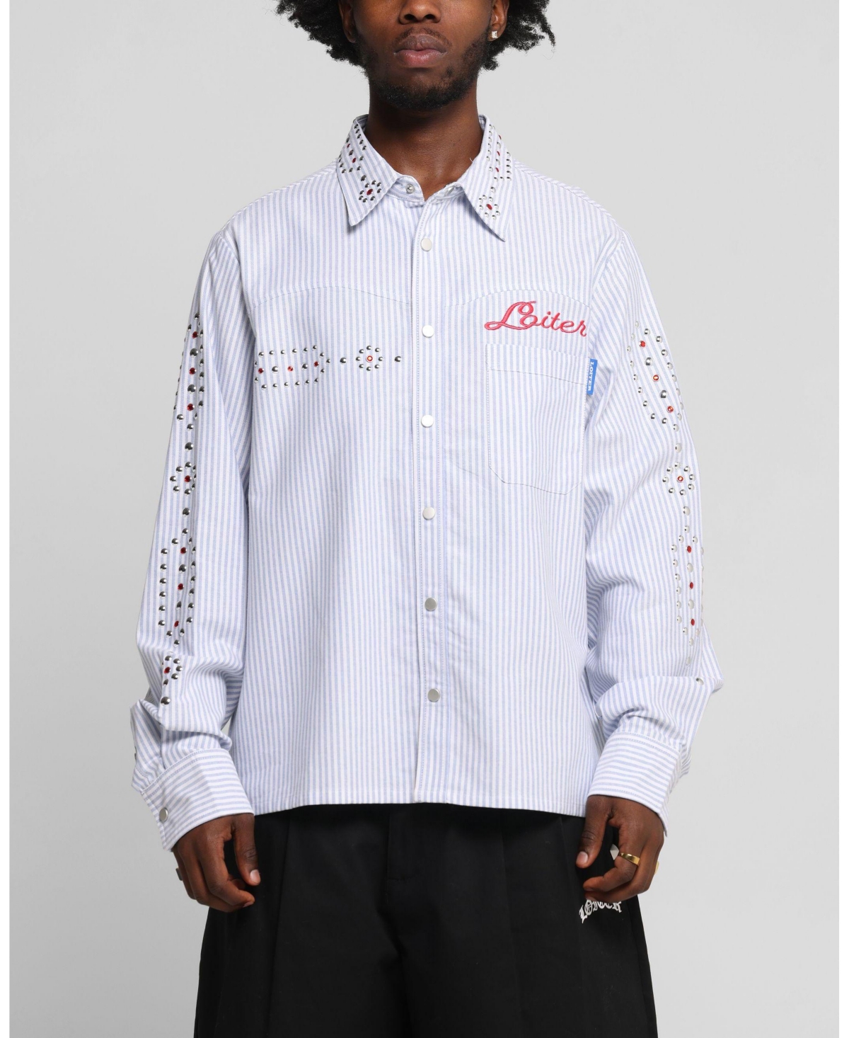 Click here for Loiter Mens Western Long Sleeve Button Up Shirt prices