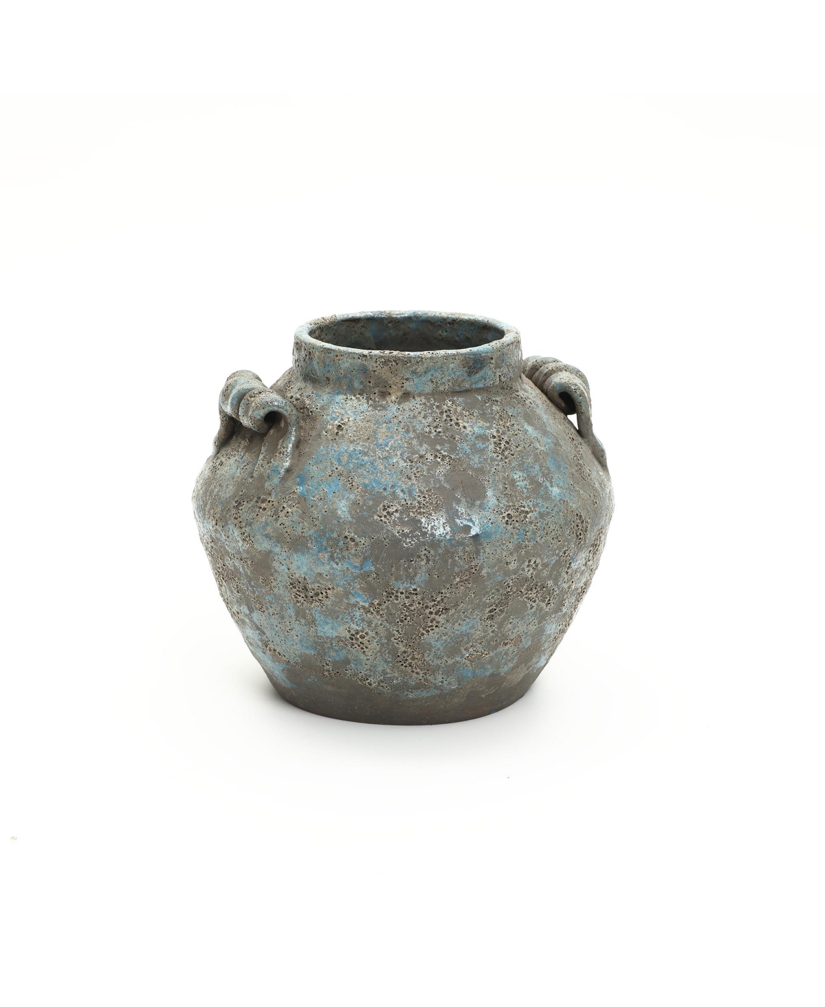 Click here for LuxenHome Antiqued Blue & Brown Terracotta Vase wi... prices