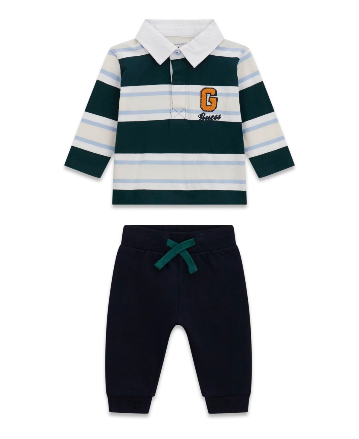 Click here for Guess Baby Boys Long-Sleeve Knit Rugby Top and Swe... prices