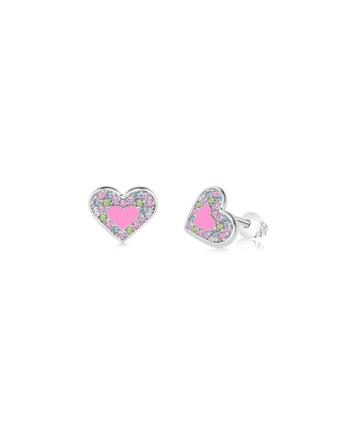 Click here for Chanteur Girls Heart Hypoallergenic Earrings with... prices