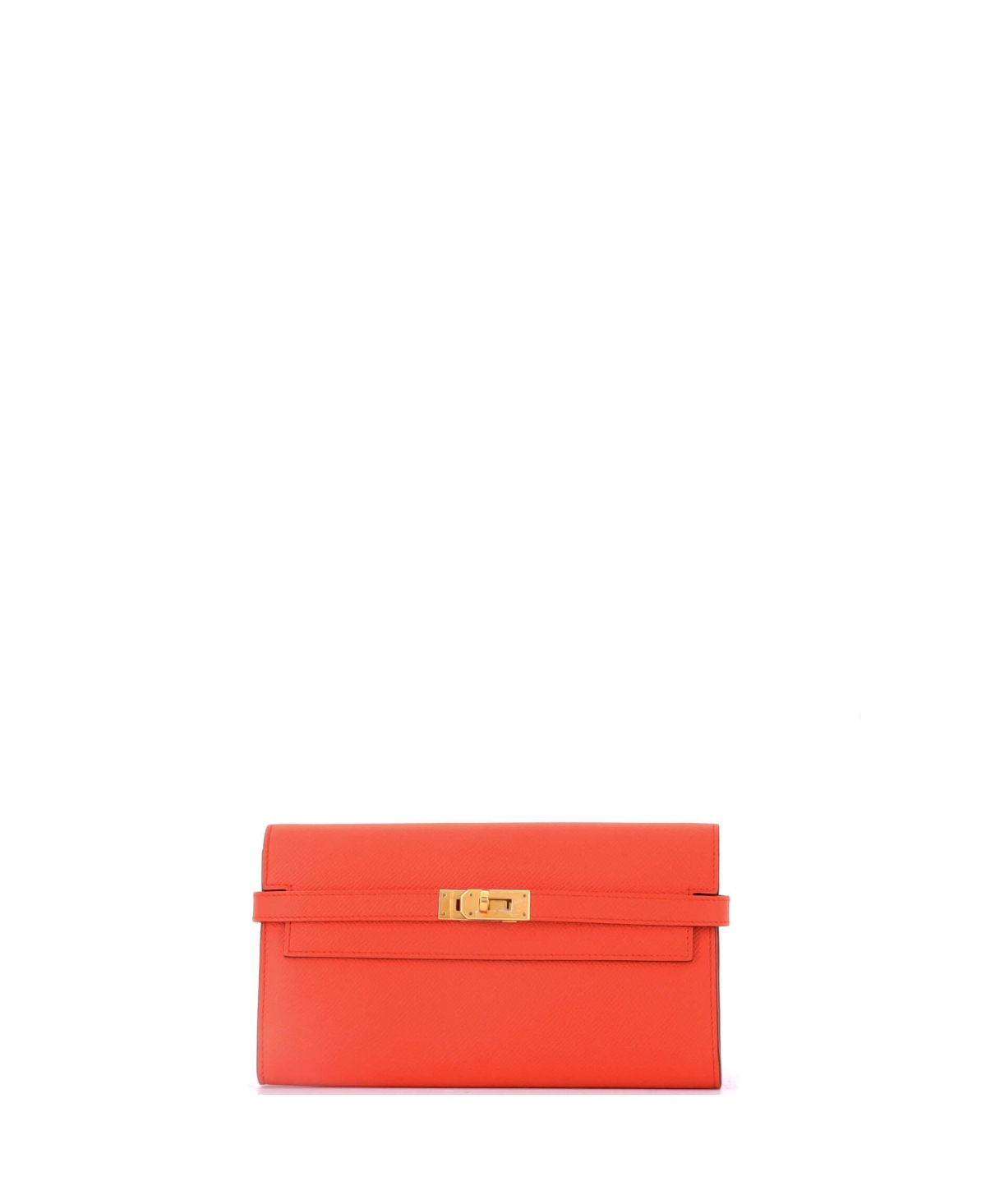 Click here for Pre-Owned Hermes Long Kelly Wallet Epsom - Orange prices