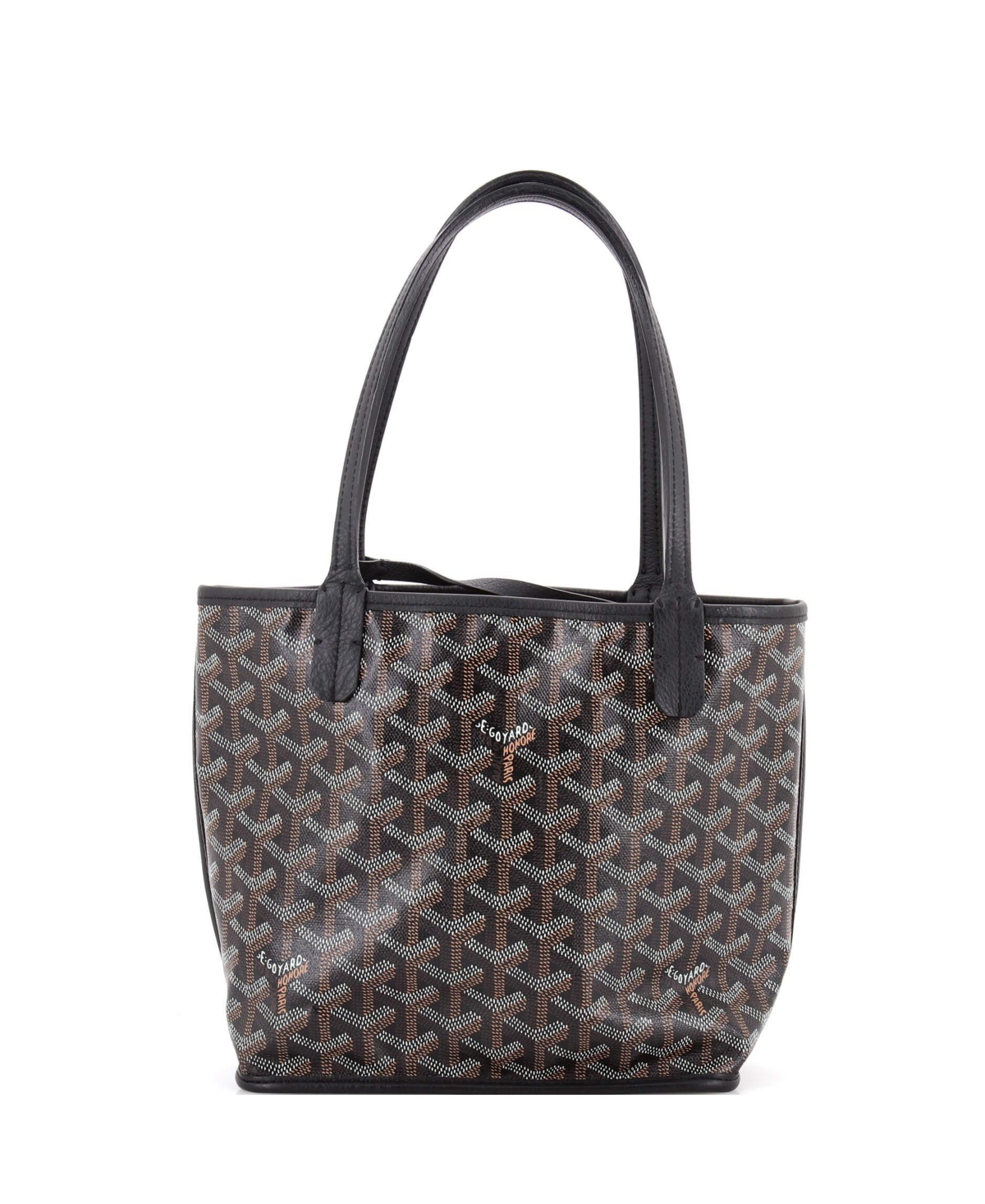 Click here for Pre-Owned Goyard Mini Anjou Reversible Tote Coated... prices