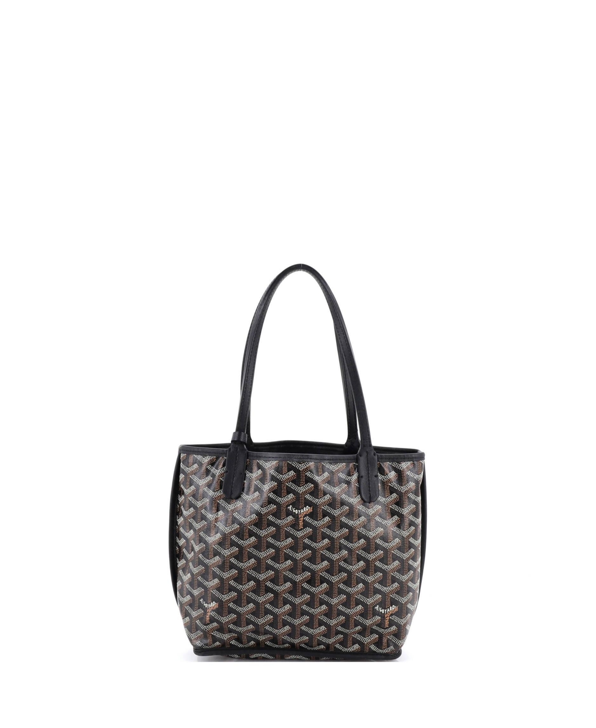 Click here for Pre-Owned Goyard Mini Anjou Reversible Tote Coated... prices