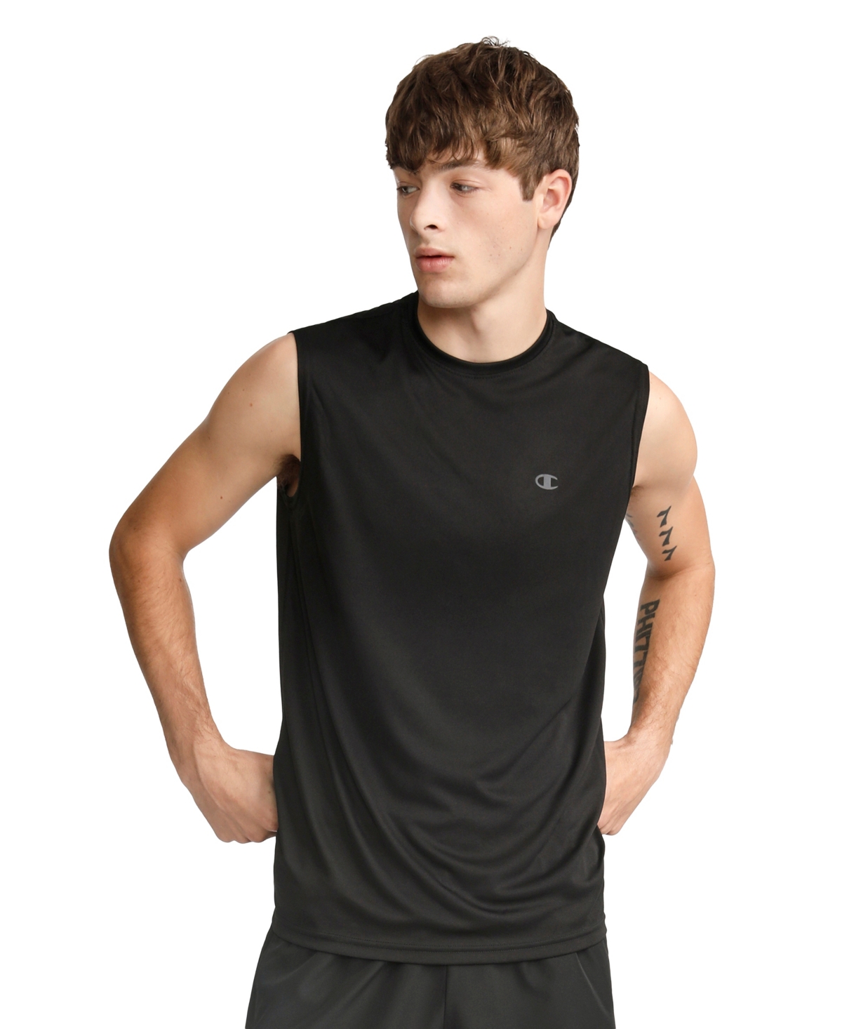 Click here for Champion Mens Sleeveless Sport Muscle Tank Top - B... prices