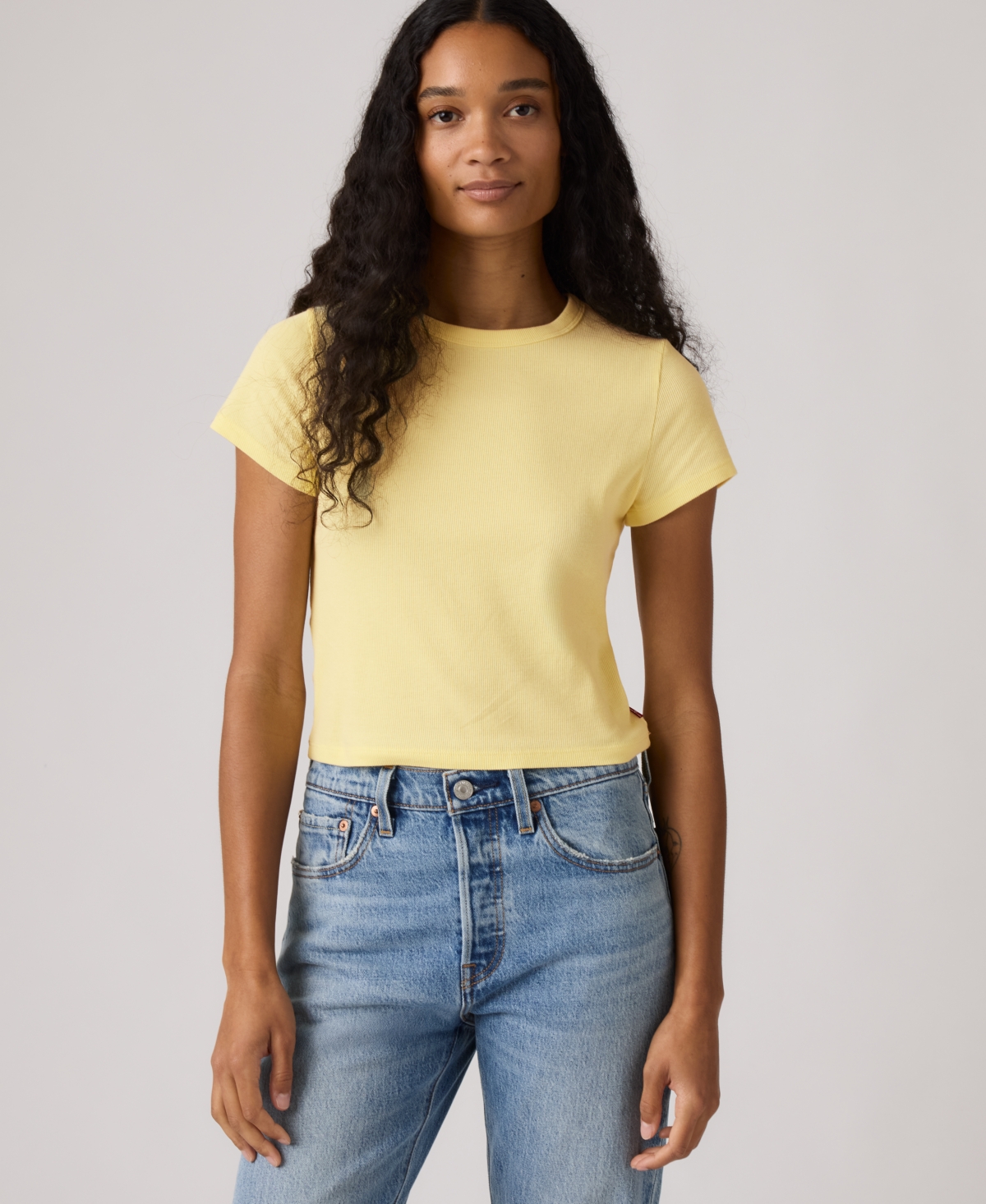 Click here for Levis Womens Short-Sleeve Cropped Top - French Van... prices