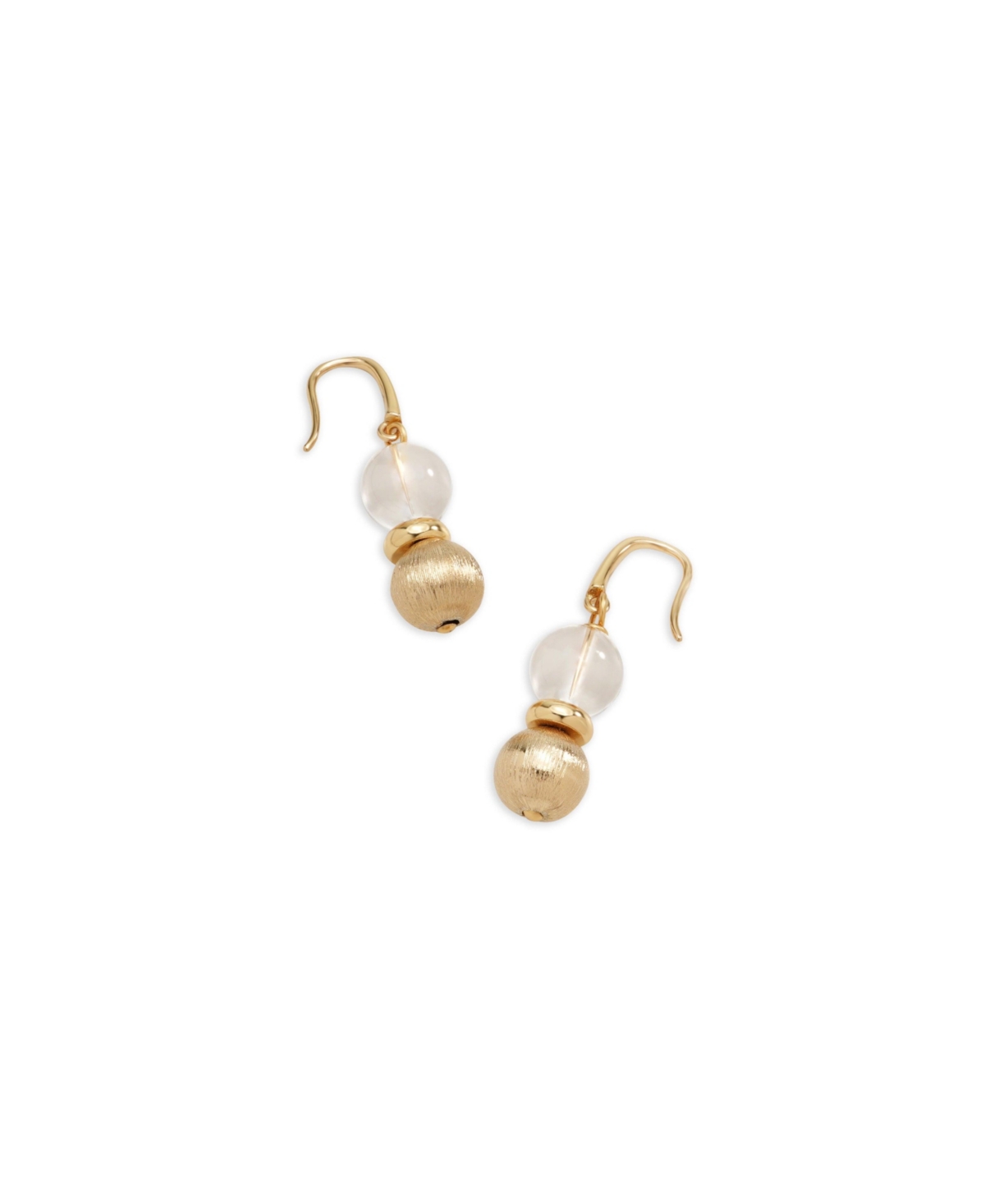 Click here for Retro Chic Eden Seed Dew Earrings - Gold  crystal... prices