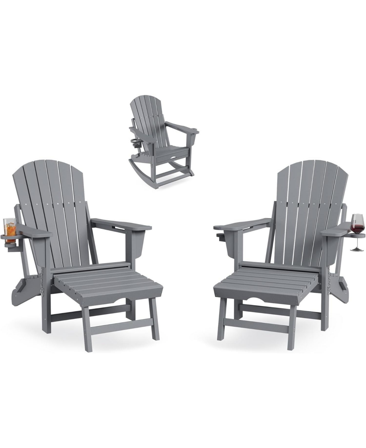 Click here for gaomon Adirondack Outdoor Rocking Chairs for Porch... prices