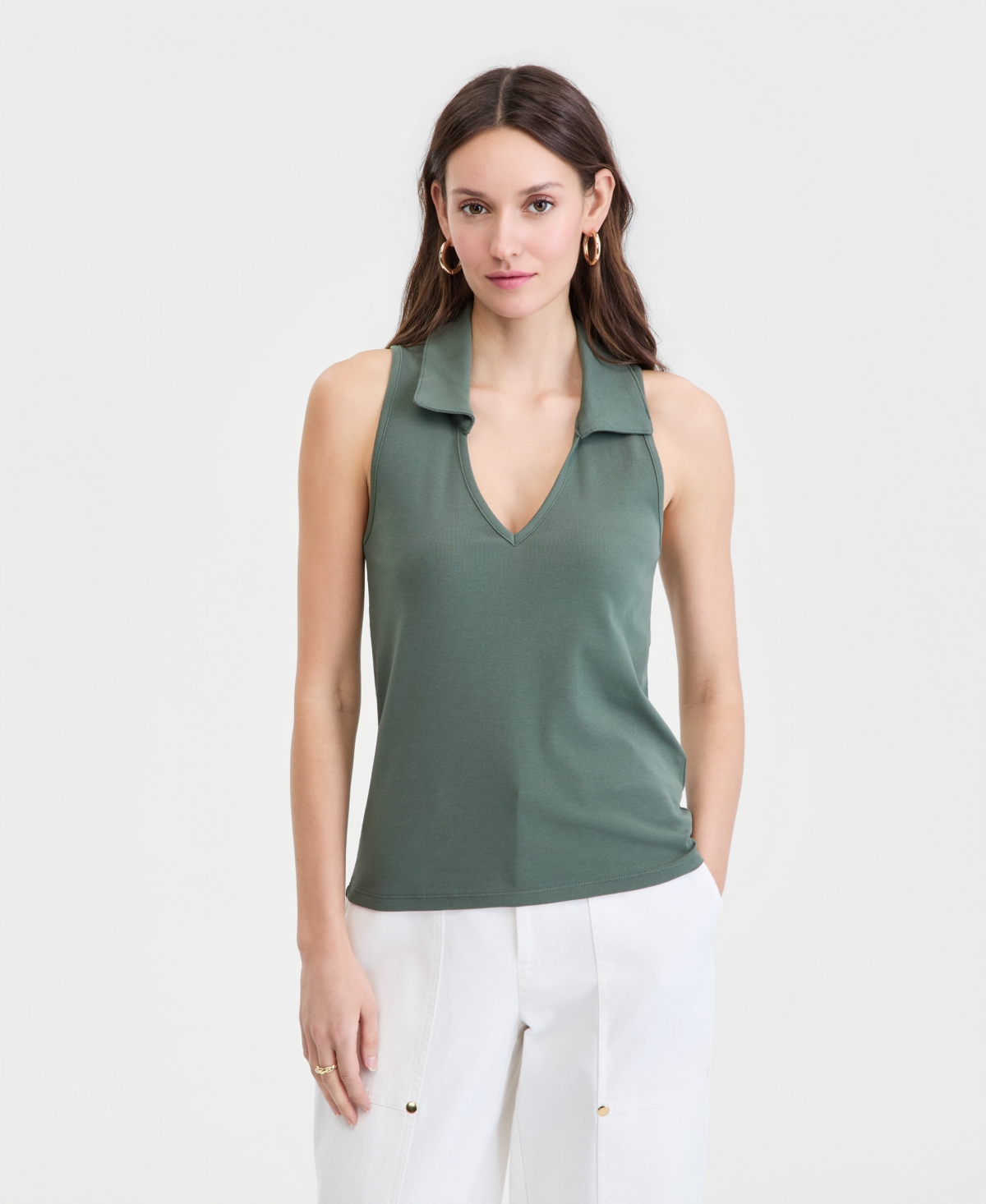 Click here for On 34th Womens Racerback Polo Tank Top  Macys Excl... prices