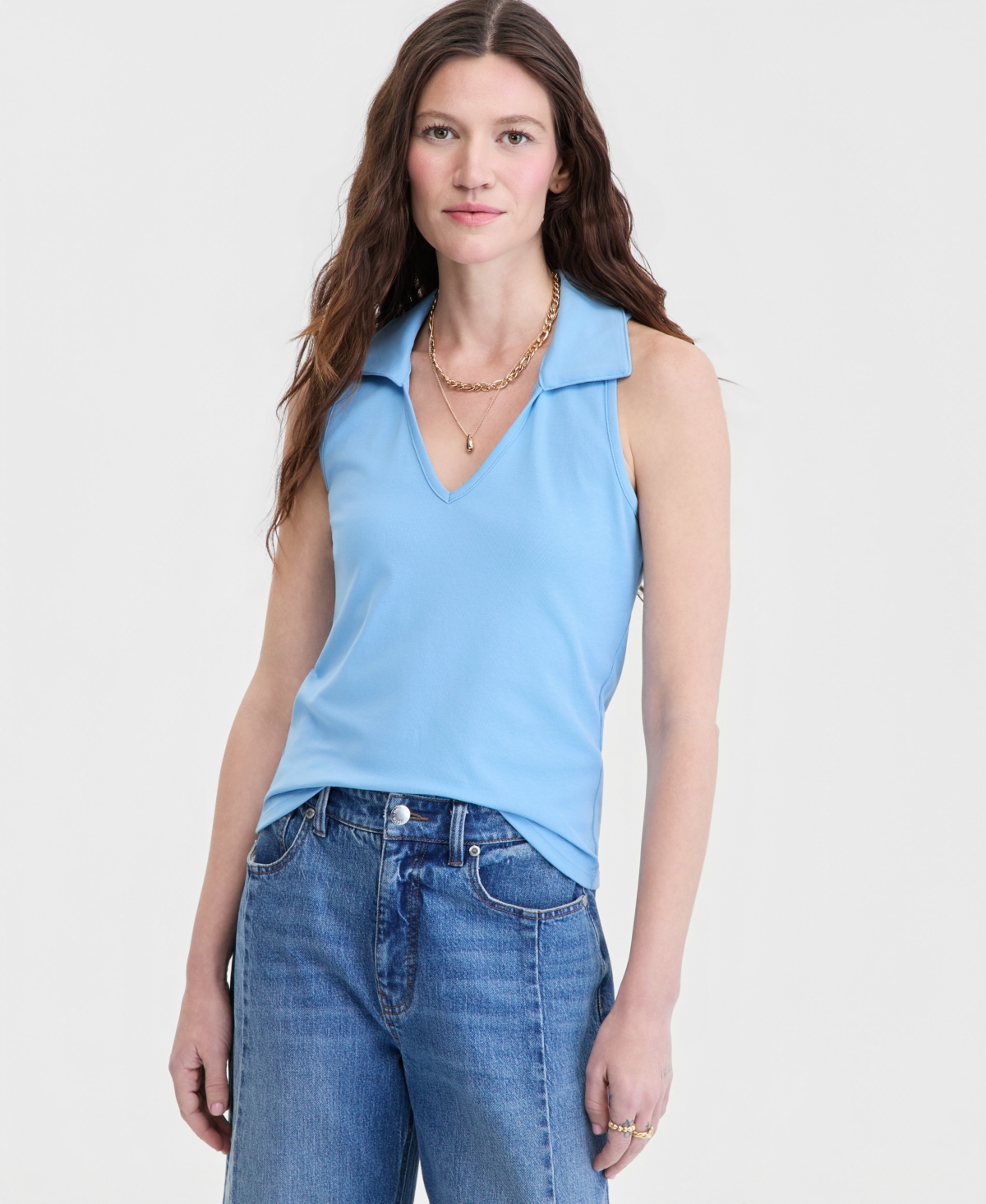 Click here for On 34th Womens Racerback Polo Tank Top  Macys Excl... prices
