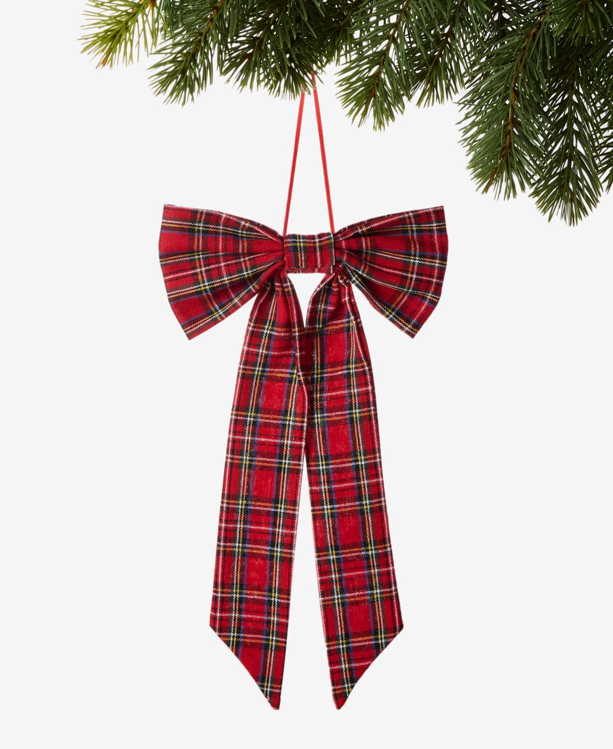 Click here for Holiday Lane Cozy Cabin Fabric Bow Ornament  Macys... prices