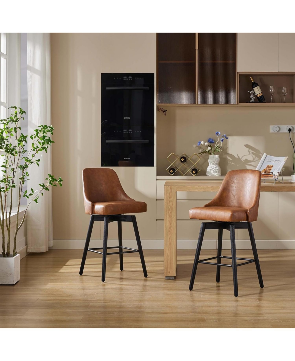 Click here for gaomon 26" Swivel Counter Height Bar Stools S... prices