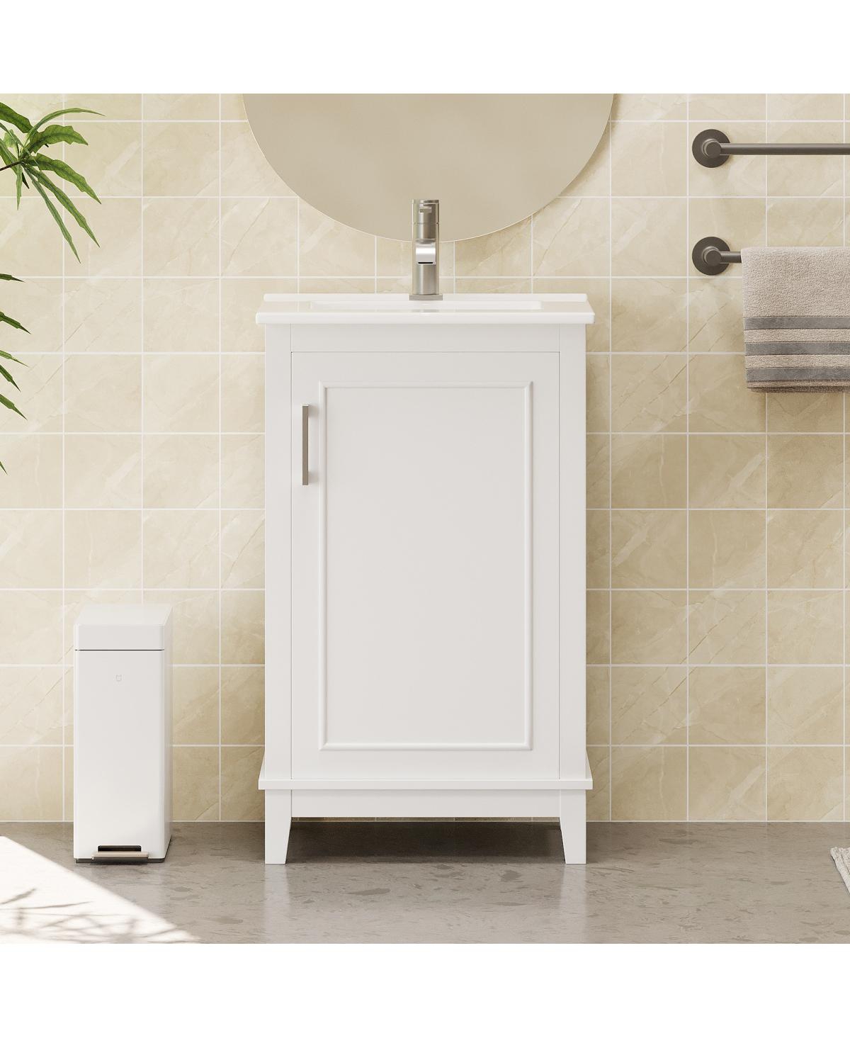 Click here for Sillysis Small Bathroom Vanity Cabinet with Cerami... prices