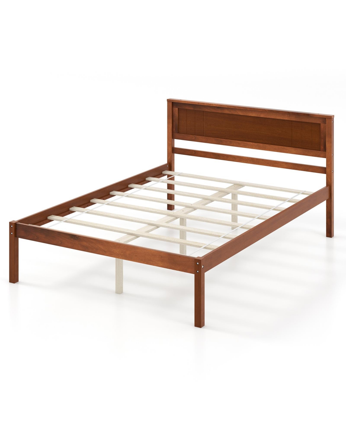 Click here for Slickblue Bed Frame with Wooden Headboard and Slat... prices