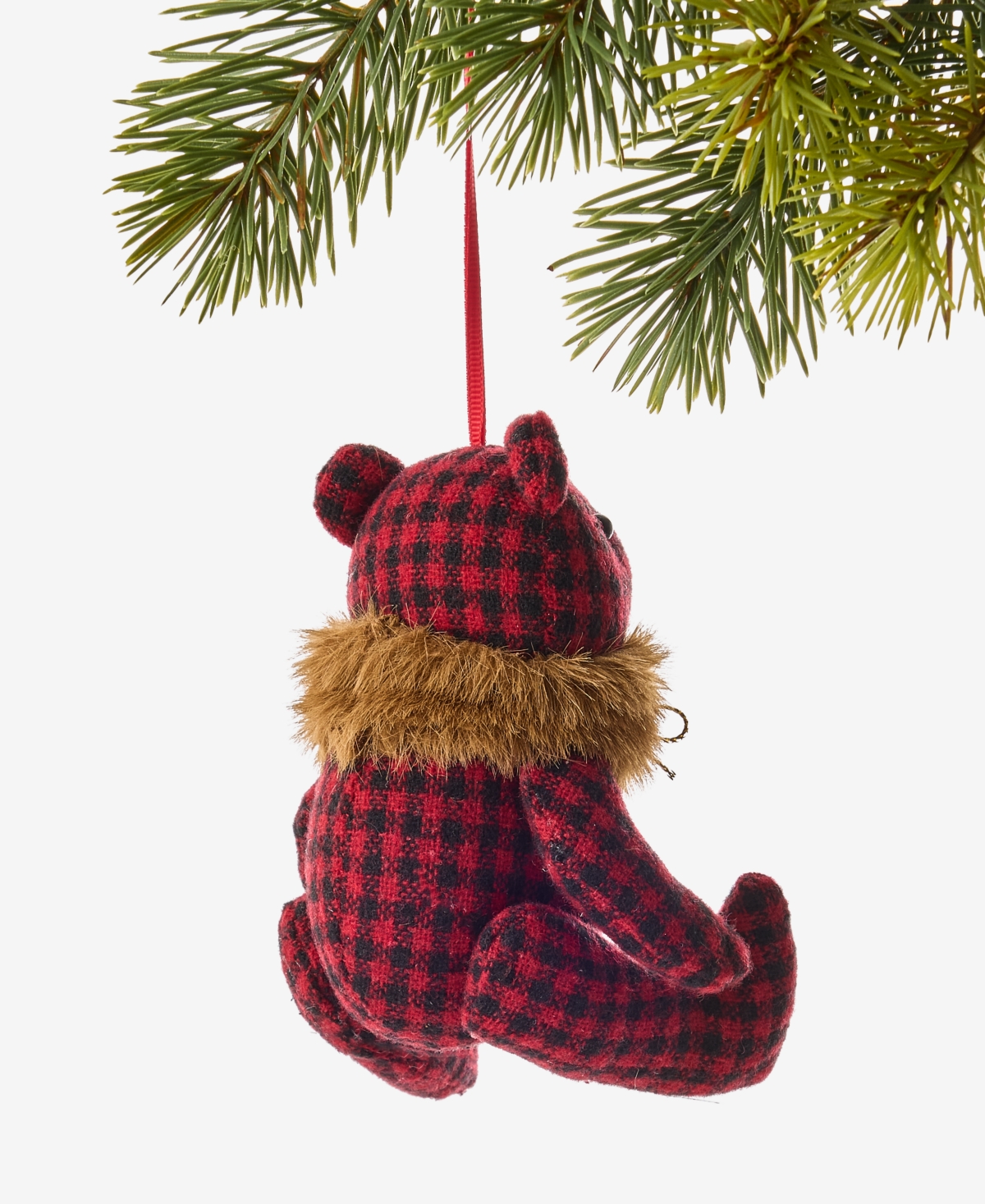 Click here for Holiday Lane Cozy Cabin Plaid Bear Ornament  Macys... prices