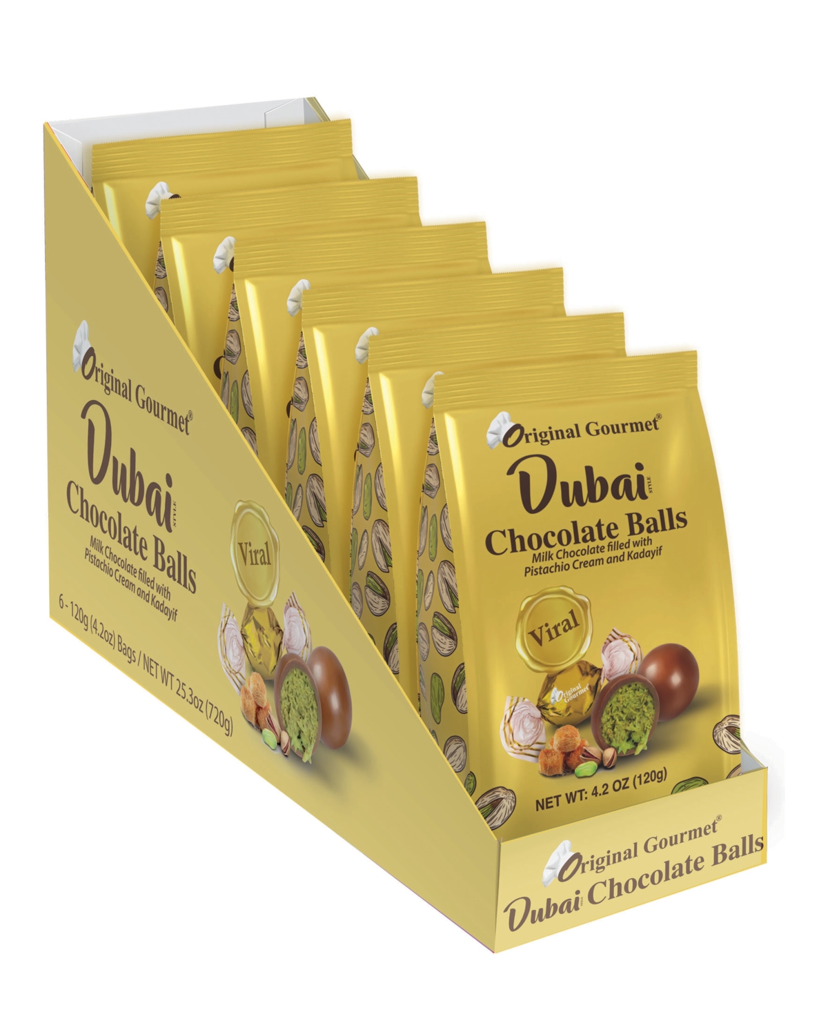 Click here for Original Gourmet Dubai Milk Balls  6-Pc. prices
