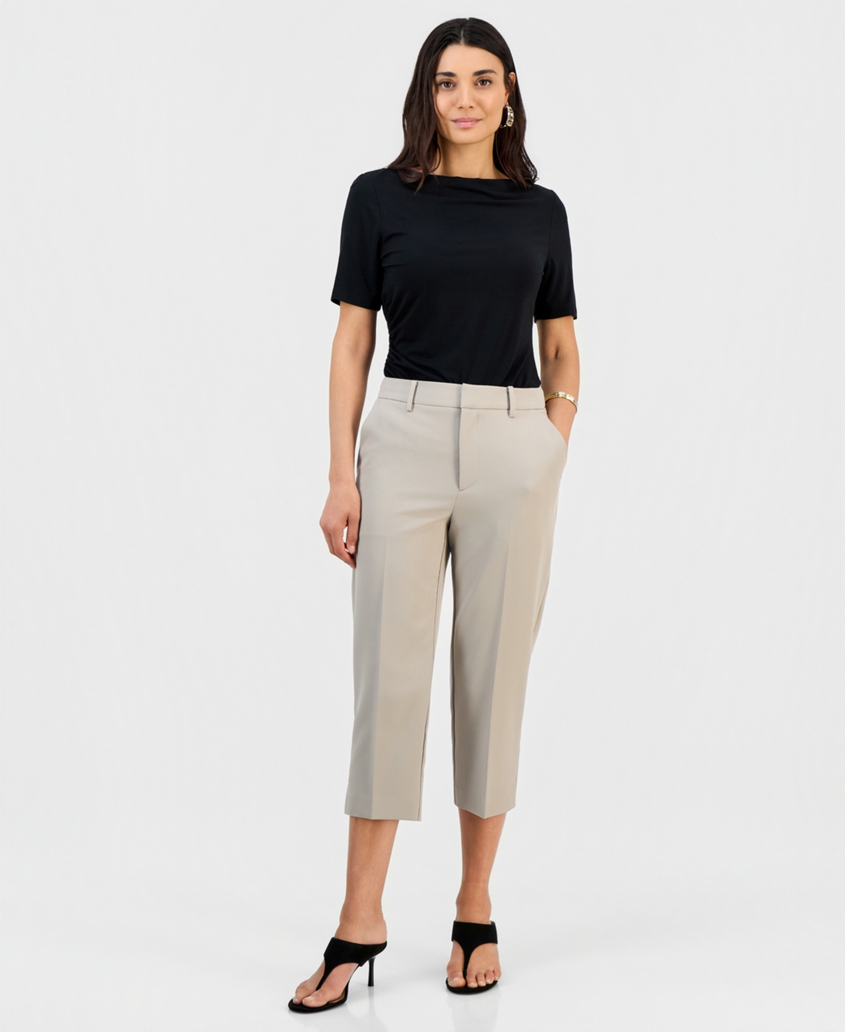 Click here for I.n.c. International Concepts Petite Capri Slim Tr... prices