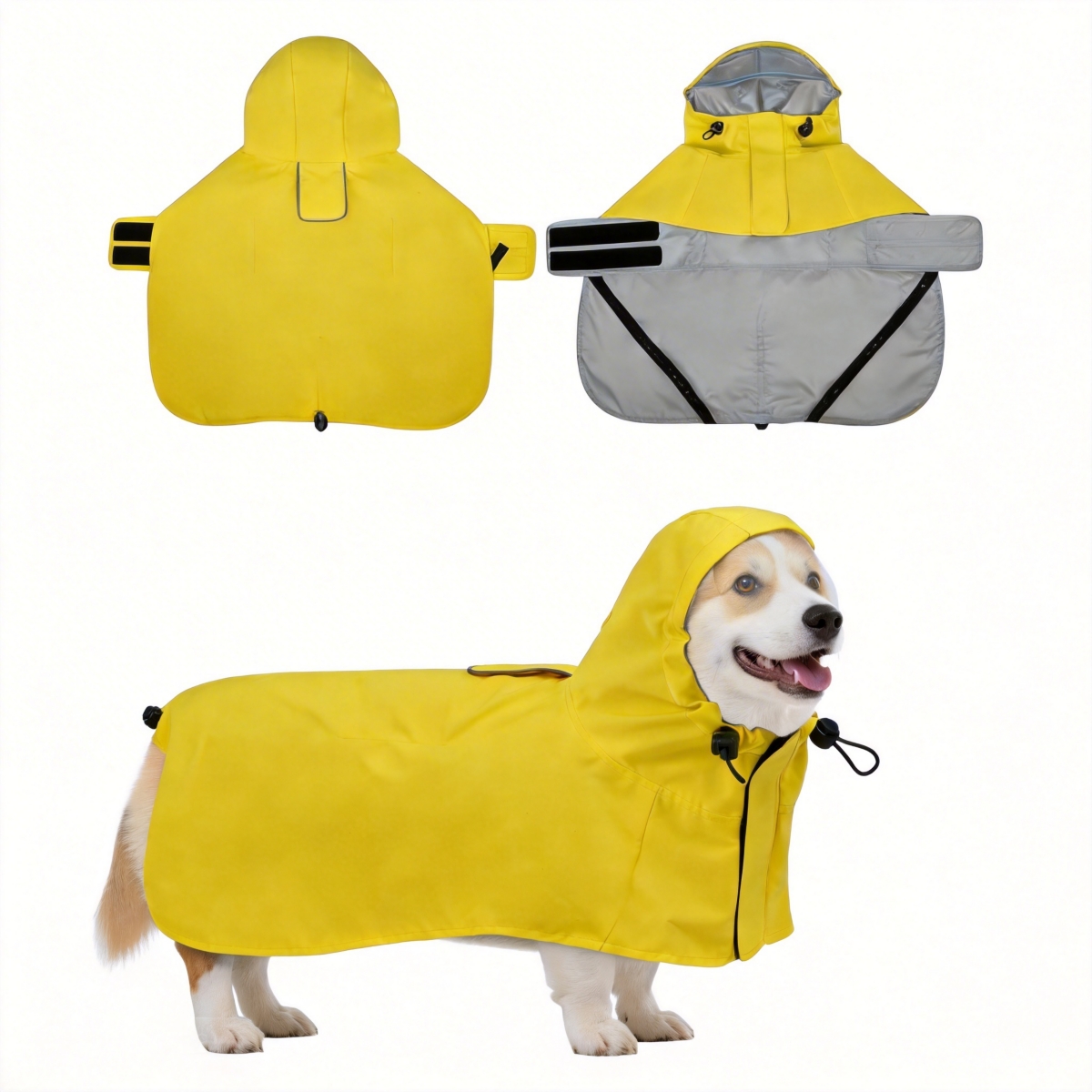 Click here for Aronkl Waterproof Windproof Dog Rain Jacket with H... prices