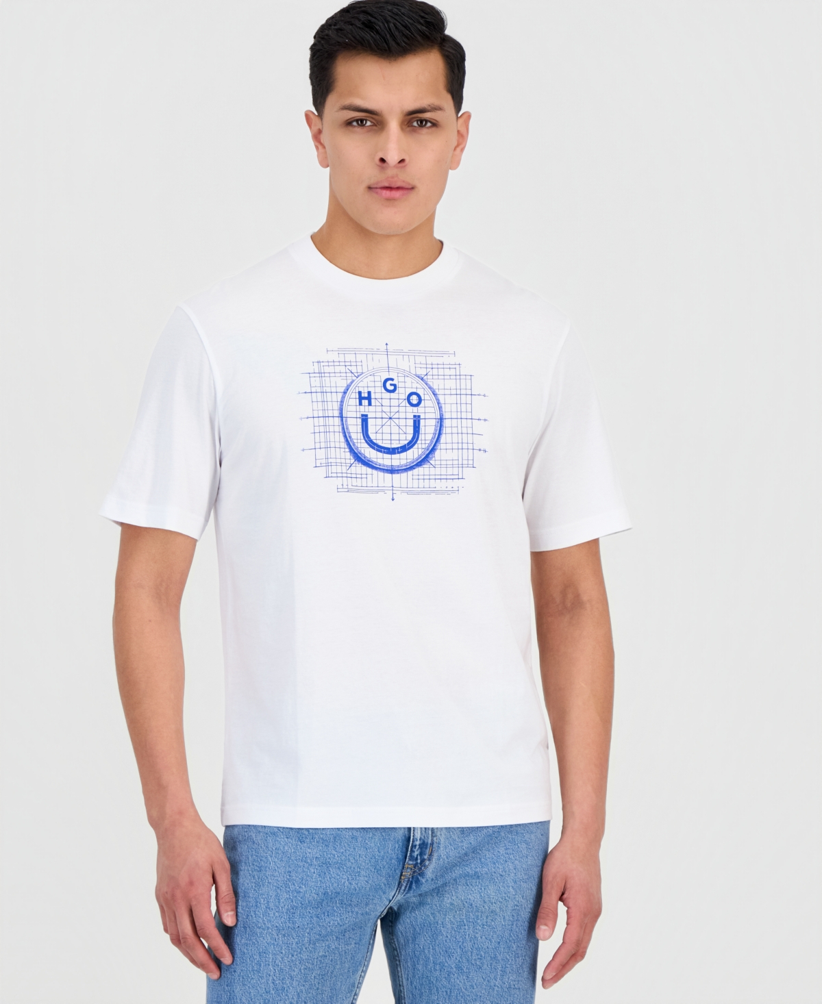 Click here for Hugo Boss Mens Namerix Graphic T-Shirt - WHITE prices