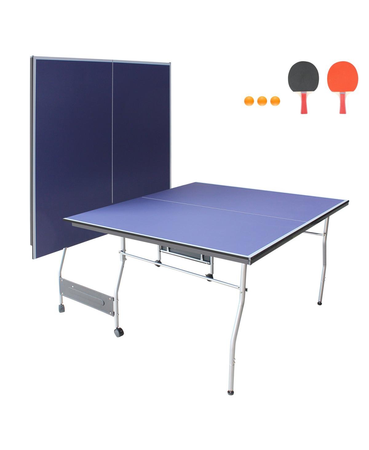 Click here for Baofuwish 8 Ft Blue Foldable Portable Ping Pong Ta... prices
