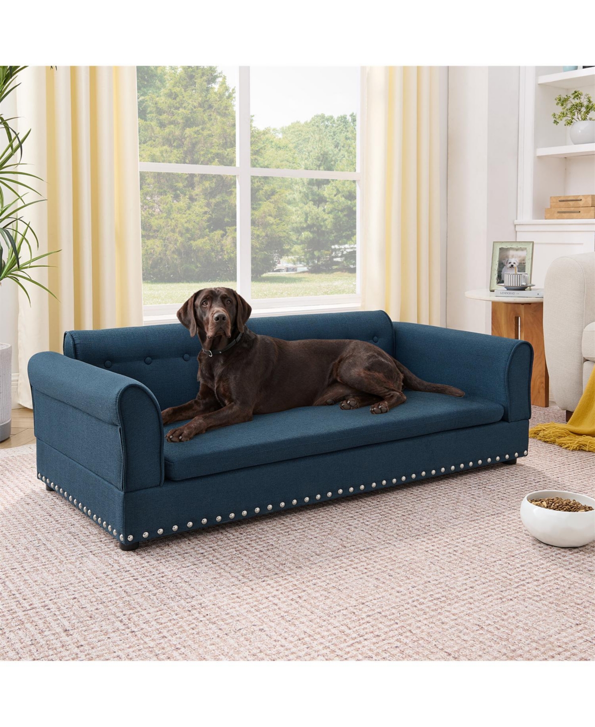 Click here for Aostirmotor Oversized Pet Sofa  Modern Linen Fabri... prices