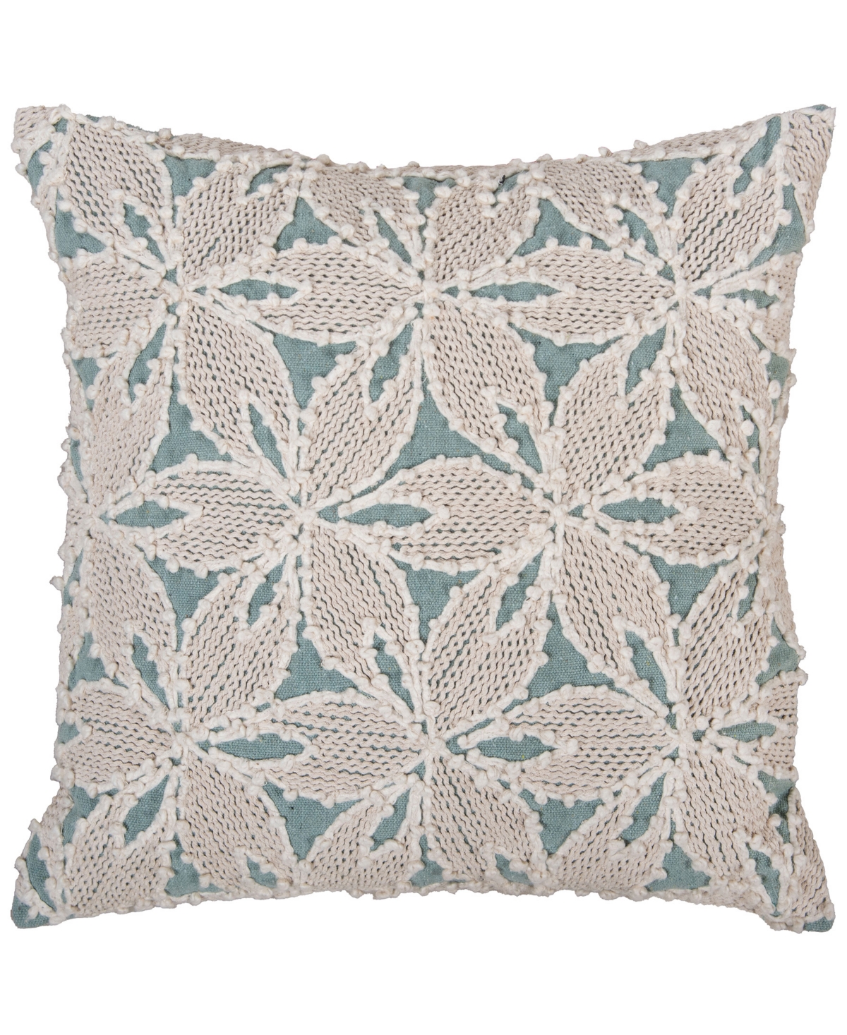 Click here for Rizzy Home Ida Cotton Decorative Pillow  20 x 20 -... prices