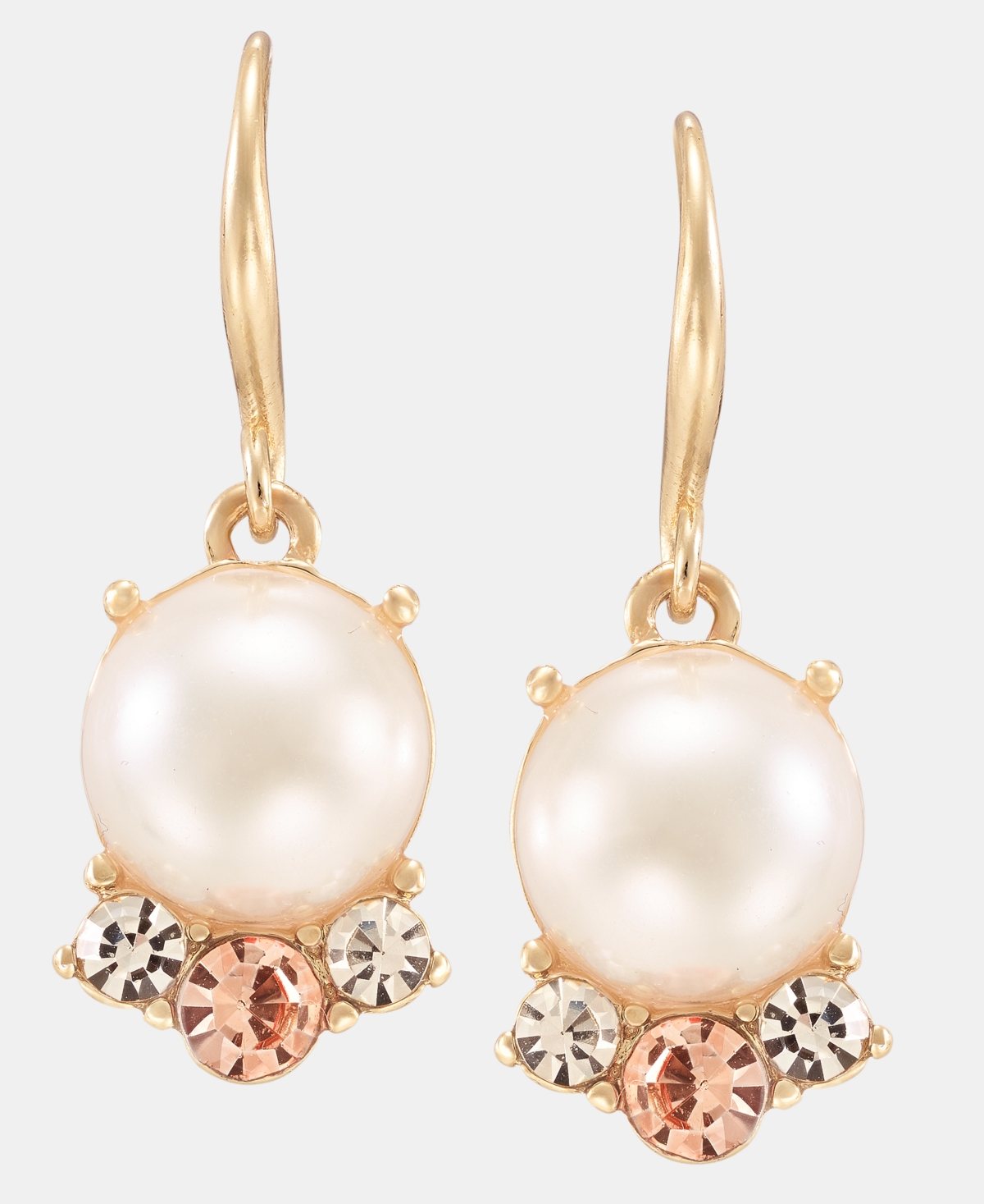 Click here for Charter Club Crystal & Imitation Pearl Drop Earrin... prices