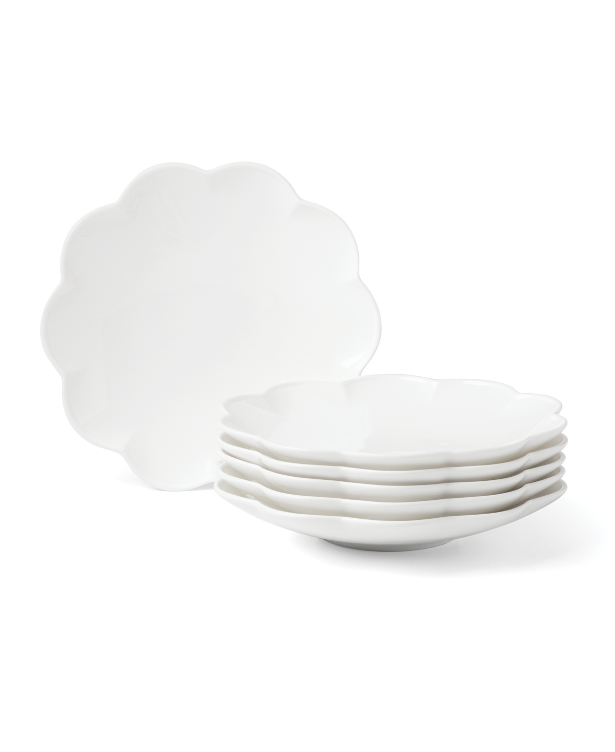 Click here for Lenox Studio 1414 Scallop Accent Plates  Set of 6... prices