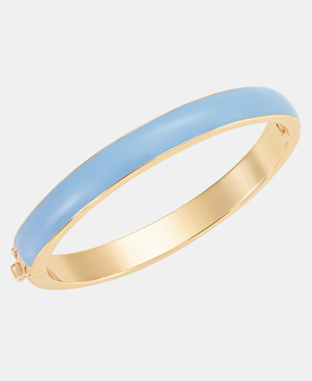 Click here for On 34th Gold-Tone White Enamel Bangle Bracelet  Ma... prices