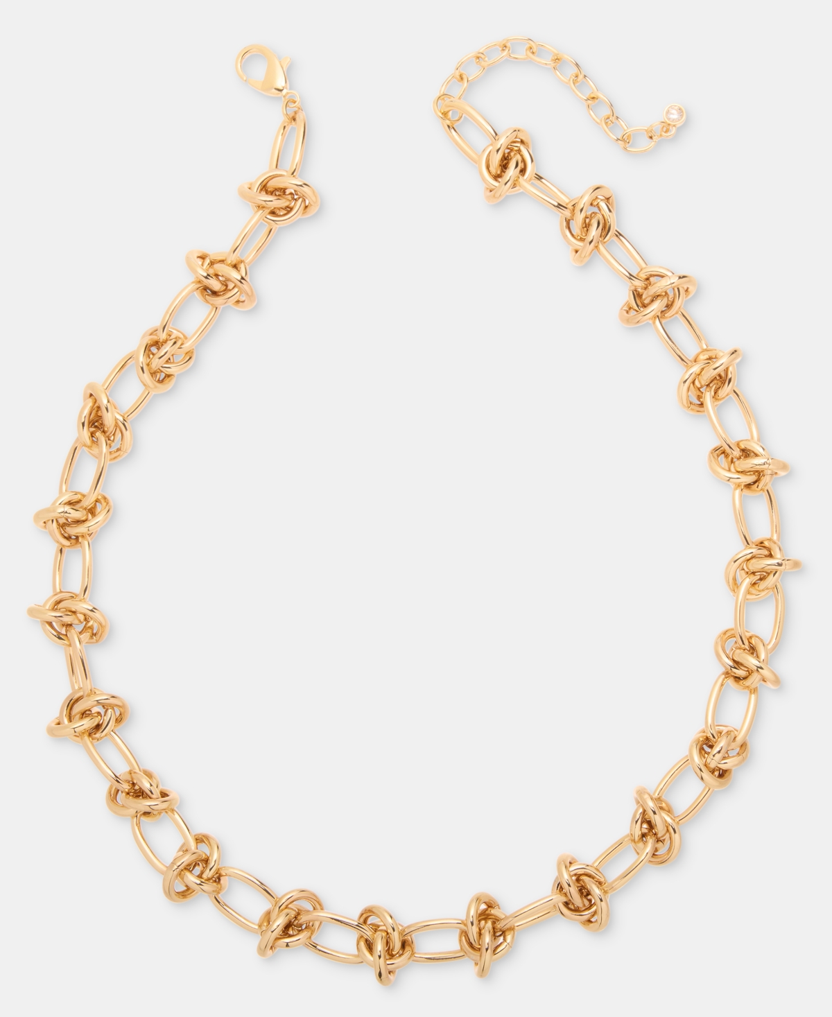 Click here for On 34th Knotted Link Collar Necklace  17 + 2 exten... prices