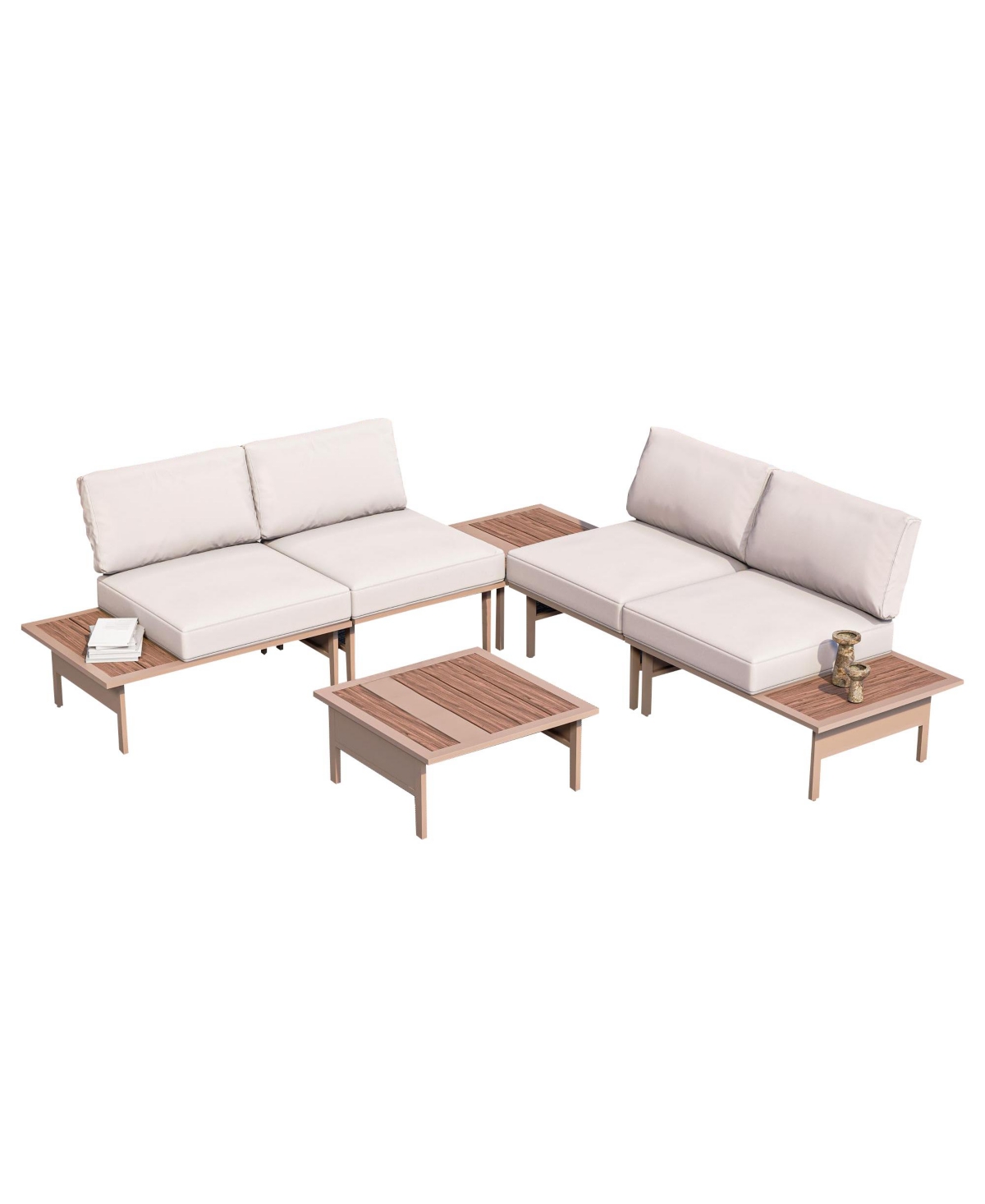 Click here for Decksplore 6 Pieces Patio Furniture Set  Outdoor M... prices