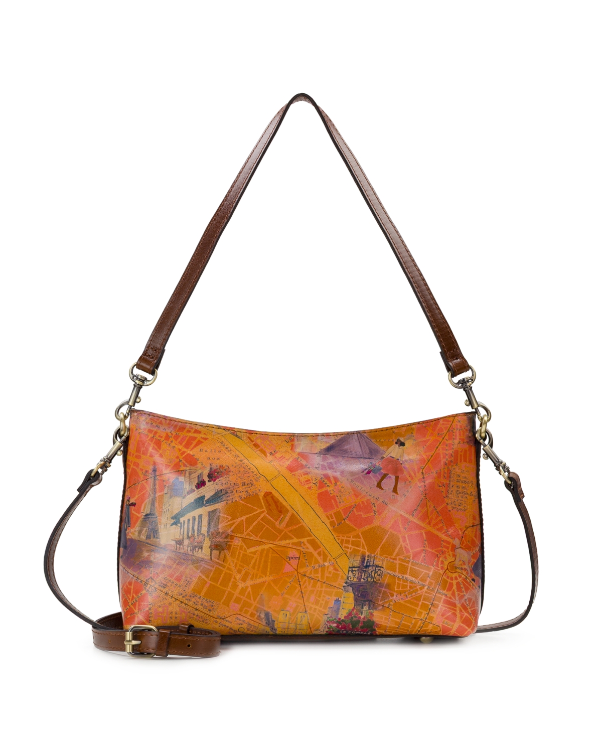 Click here for Patricia Nash Betta Medium Leather Crossbody  Crea... prices