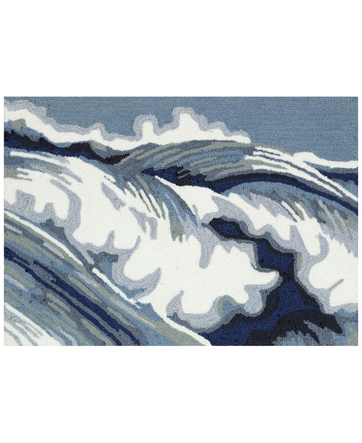 Click here for Liora Manne Capri Wave 2x3 Area Rug - Blue prices