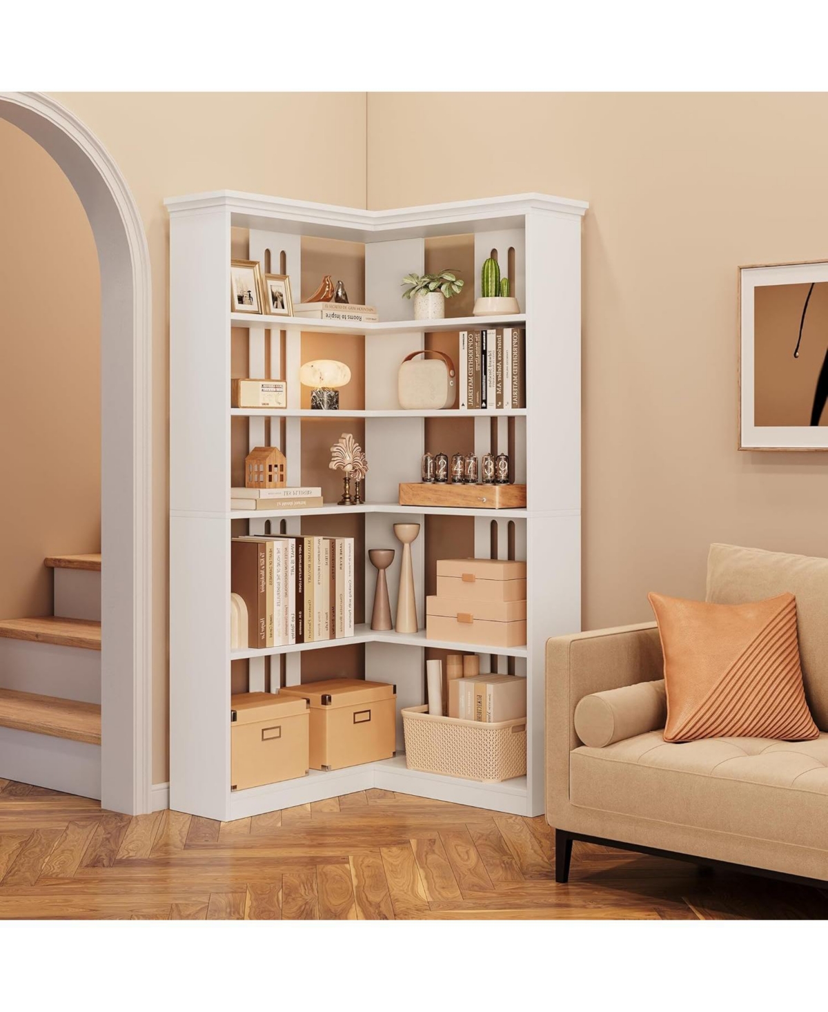 Click here for gaomon Half-Size 72.8" Tall 5-Tier Farmhouse... prices