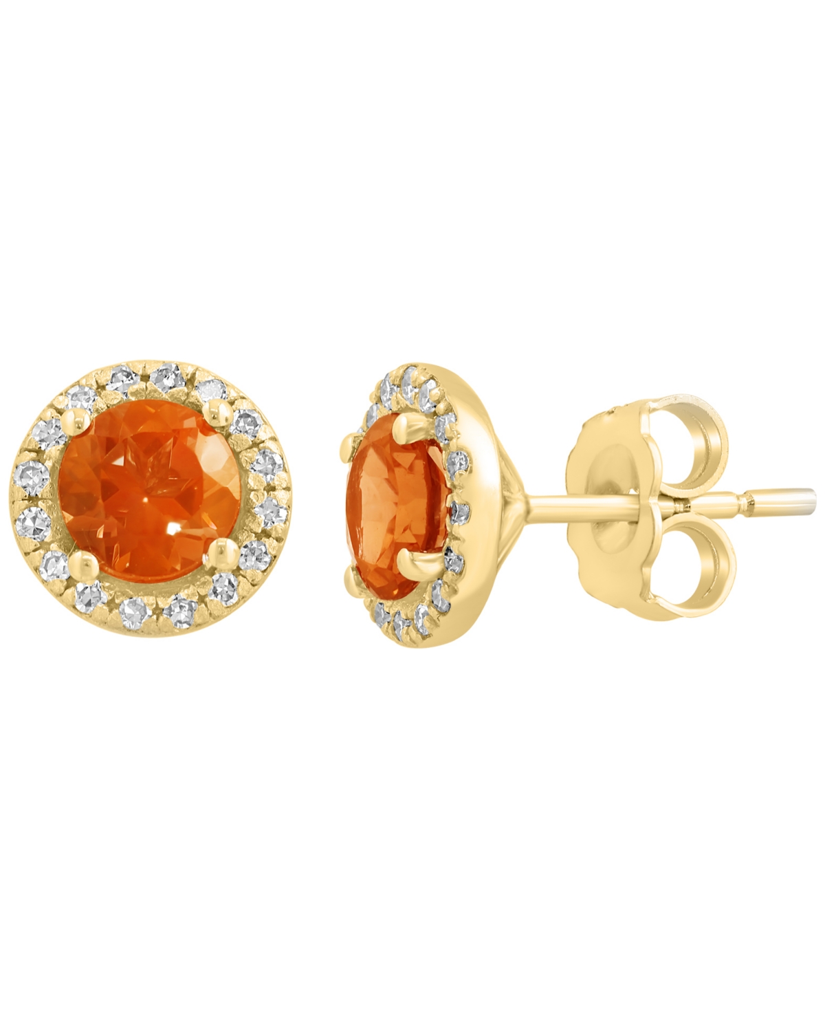 Click here for Effy Collection Diamond (1/8 ct. t.w.) and Citrine... prices