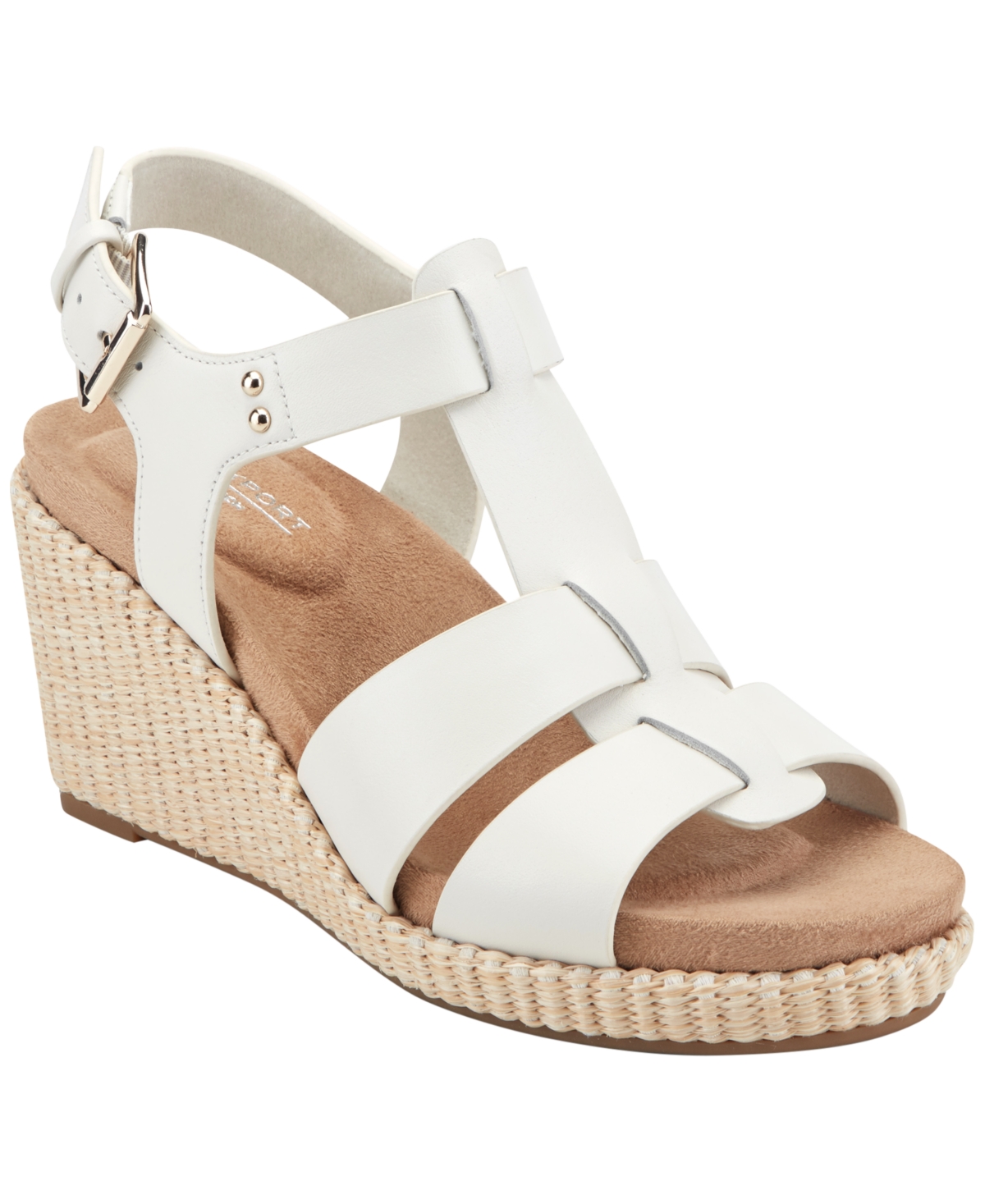 Click here for Rockport Womens Belle Strappy Wedge Sandals - Crea... prices