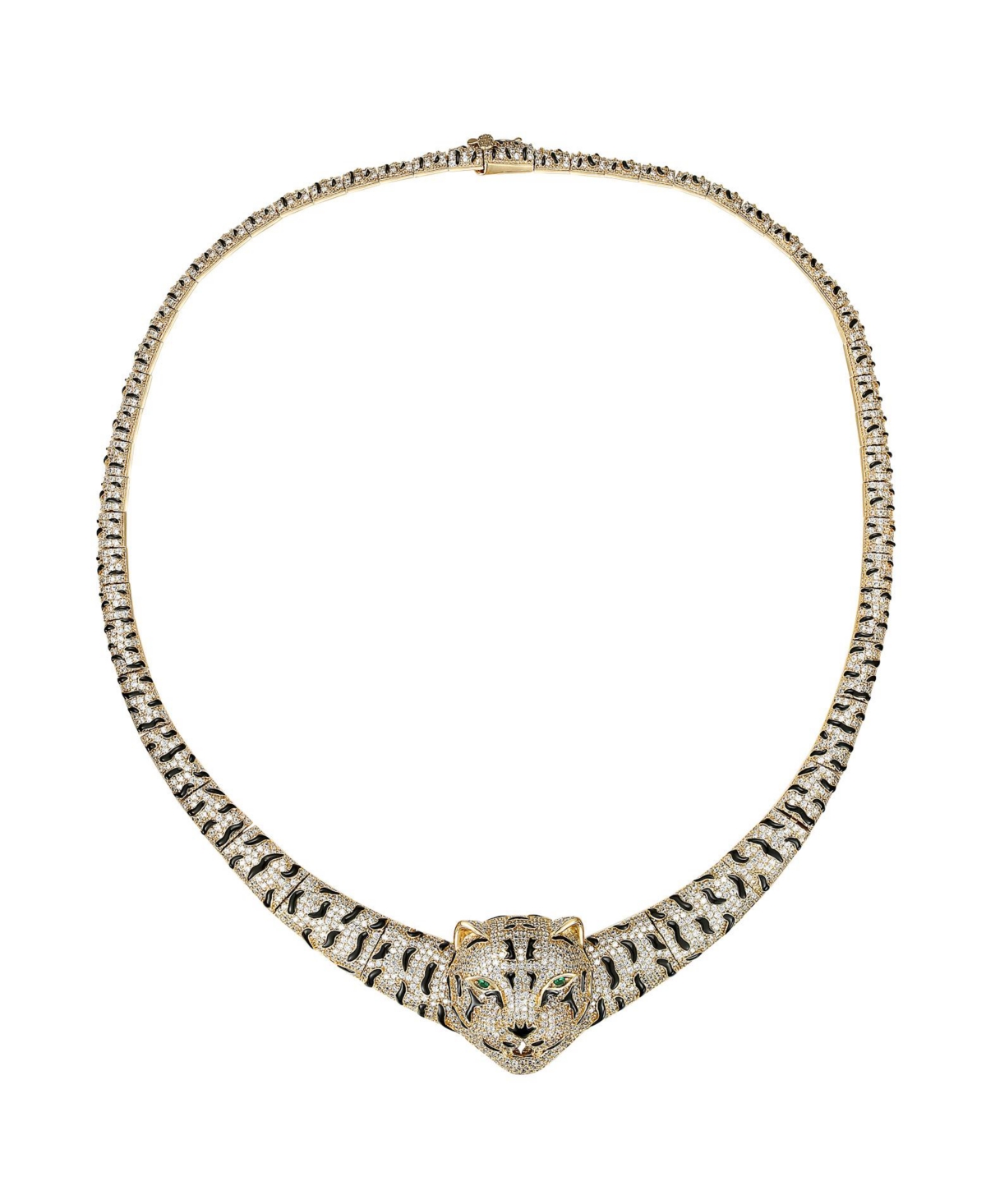 Click here for Glamorous 14K Gold Plated Necklace with Cubic Zirc... prices