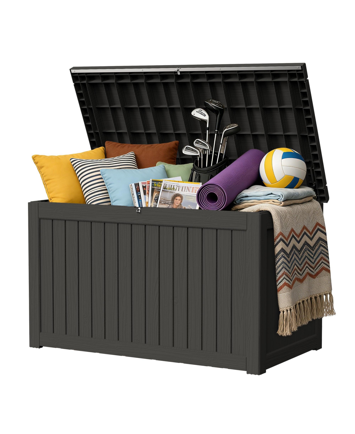 Click here for Decksplore 230 Gallon deck box - Black prices
