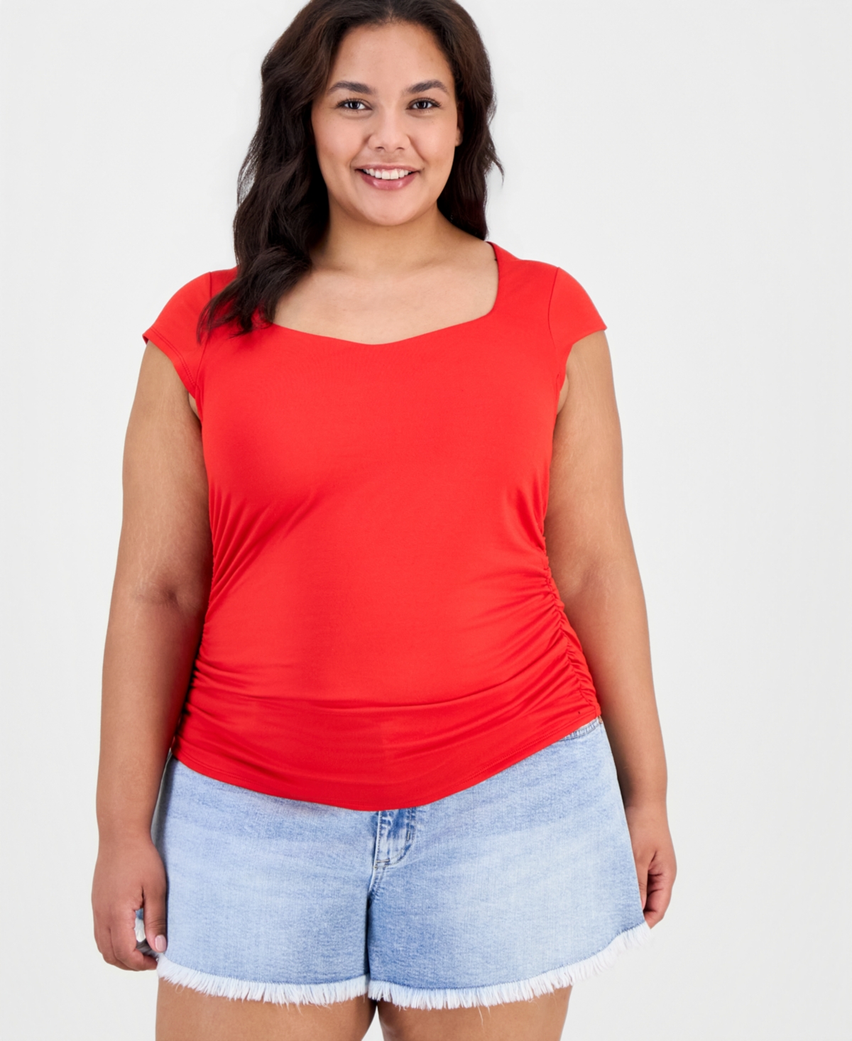 Click here for Full Circle Trends Trendy Plus Yummy Ruched Square... prices