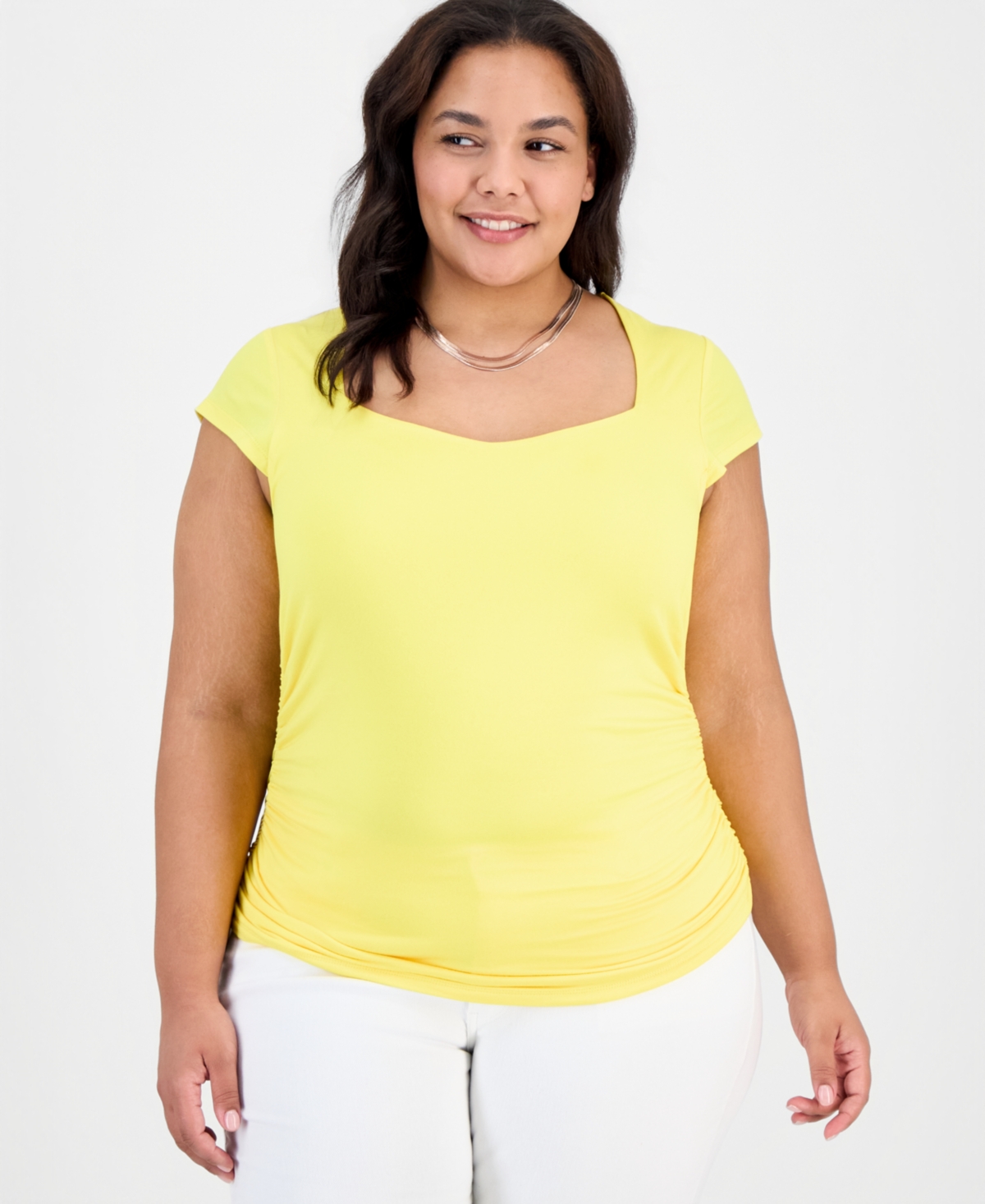 Click here for Full Circle Trends Trendy Plus Yummy Ruched Square... prices