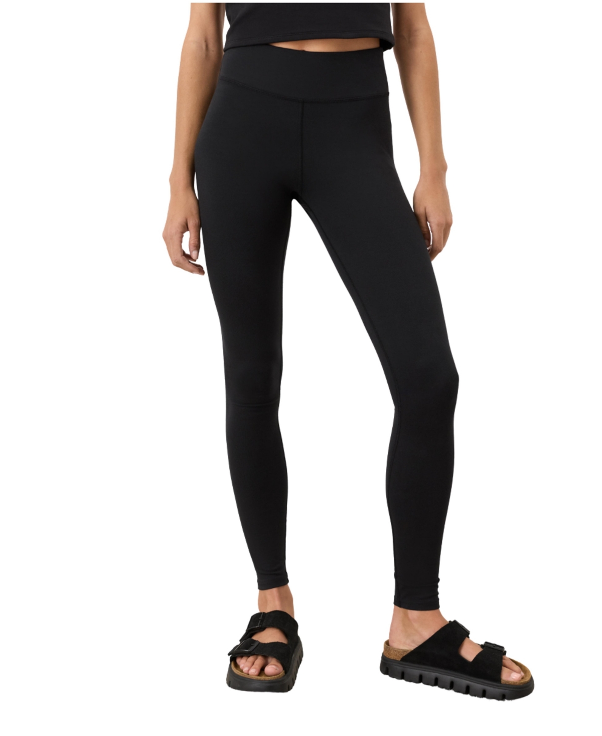 Click here for Pact Womens Cotton On the Go-To Legging - Black prices