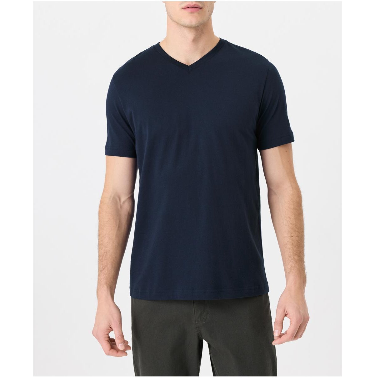 Click here for Pact Mens Organic Cotton Essential V-Neck Tee - Na... prices