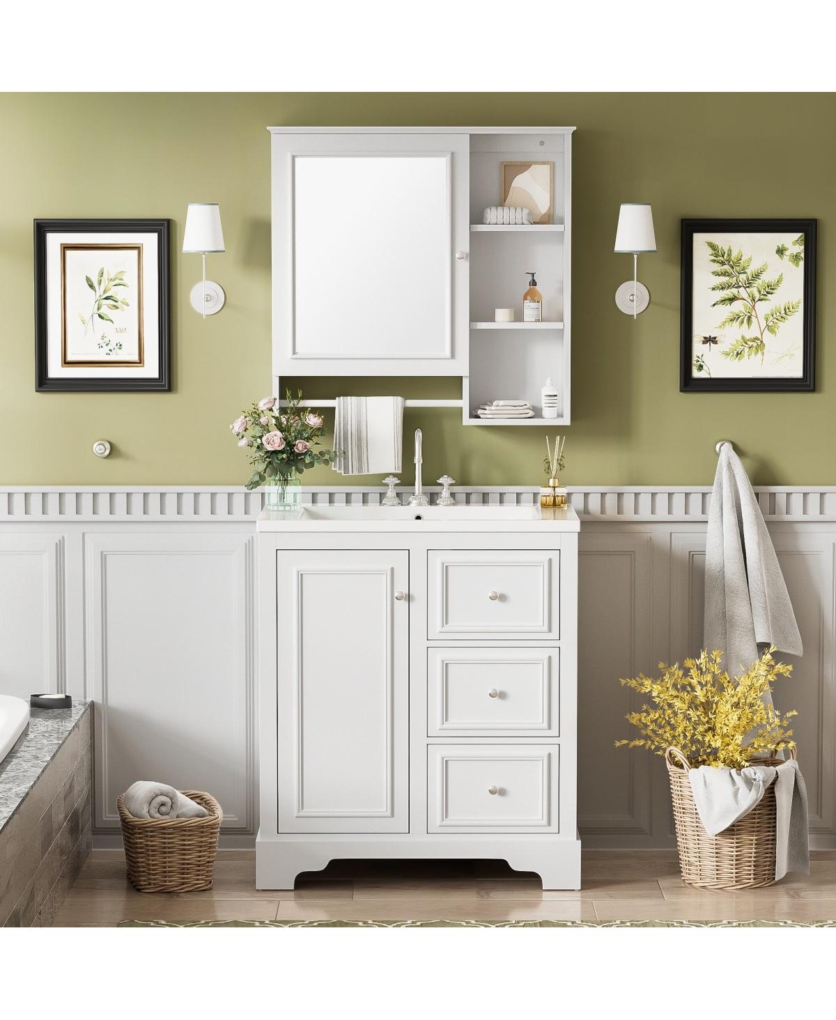 Click here for Sillysis 30" Solid Wood Bathroom Vanity Set w... prices